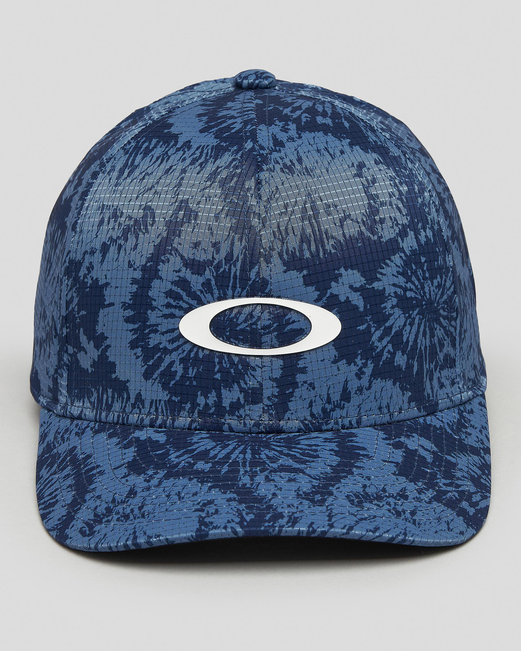 Shop Oakley Mountain Dye Ellipse Cap In Blue Mountain - Fast Shipping ...