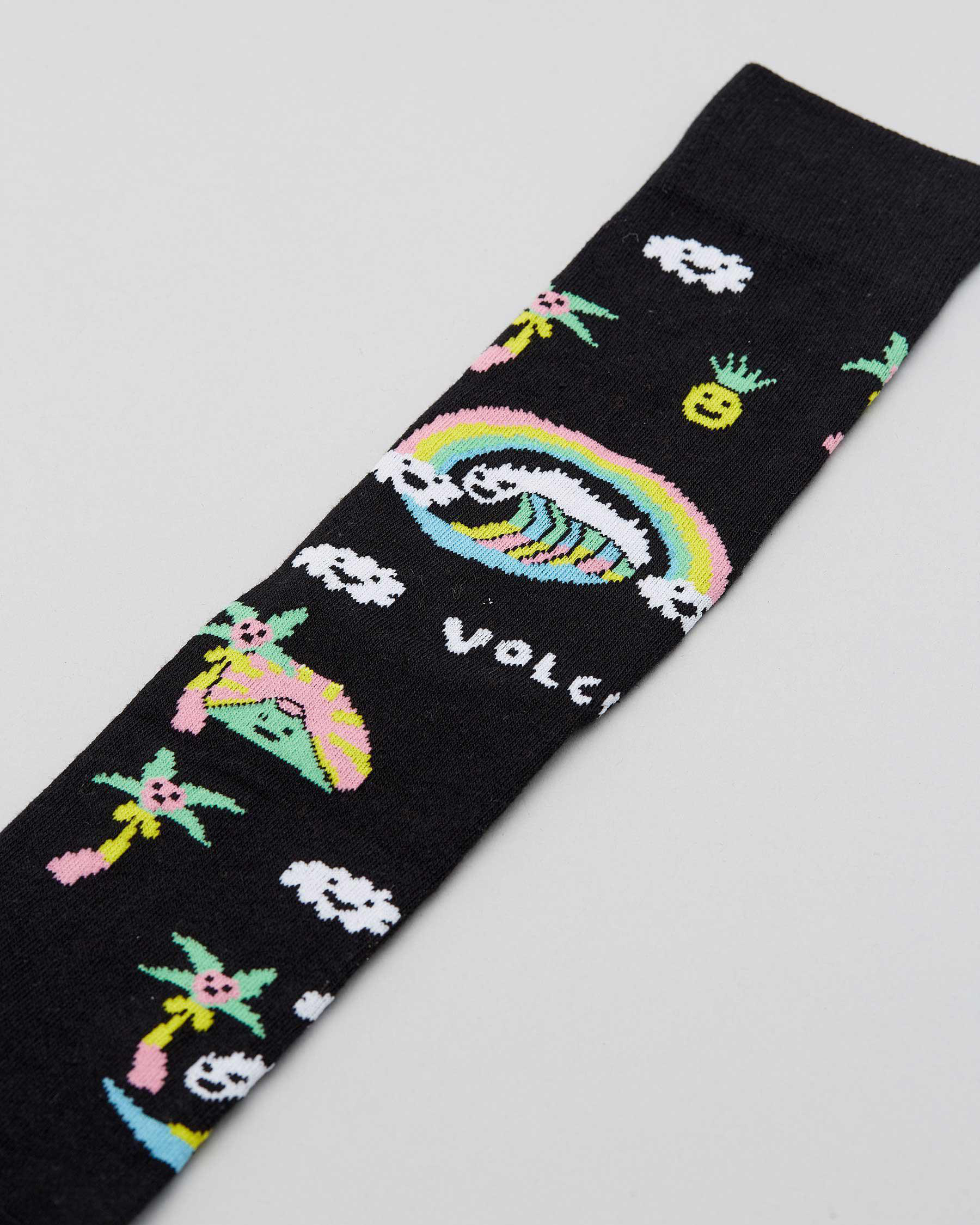 Shop Volcom True Socks In Black - Fast Shipping & Easy Returns - City ...