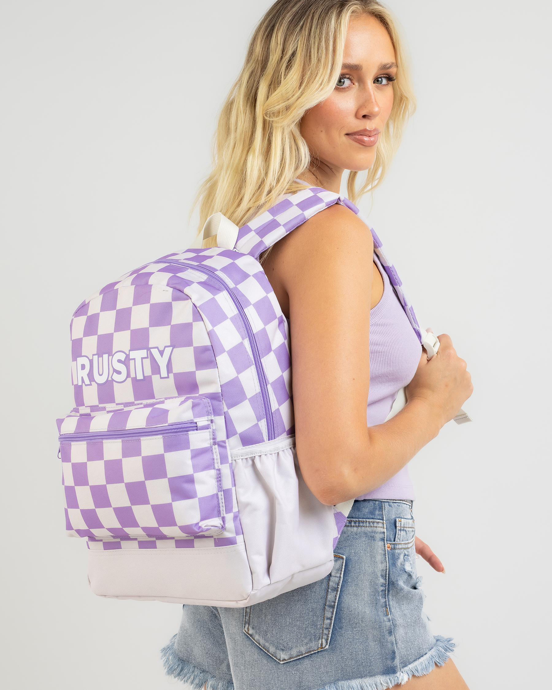 Rusty Academy Backpack In Pastel Lilac - Fast Shipping & Easy Returns ...