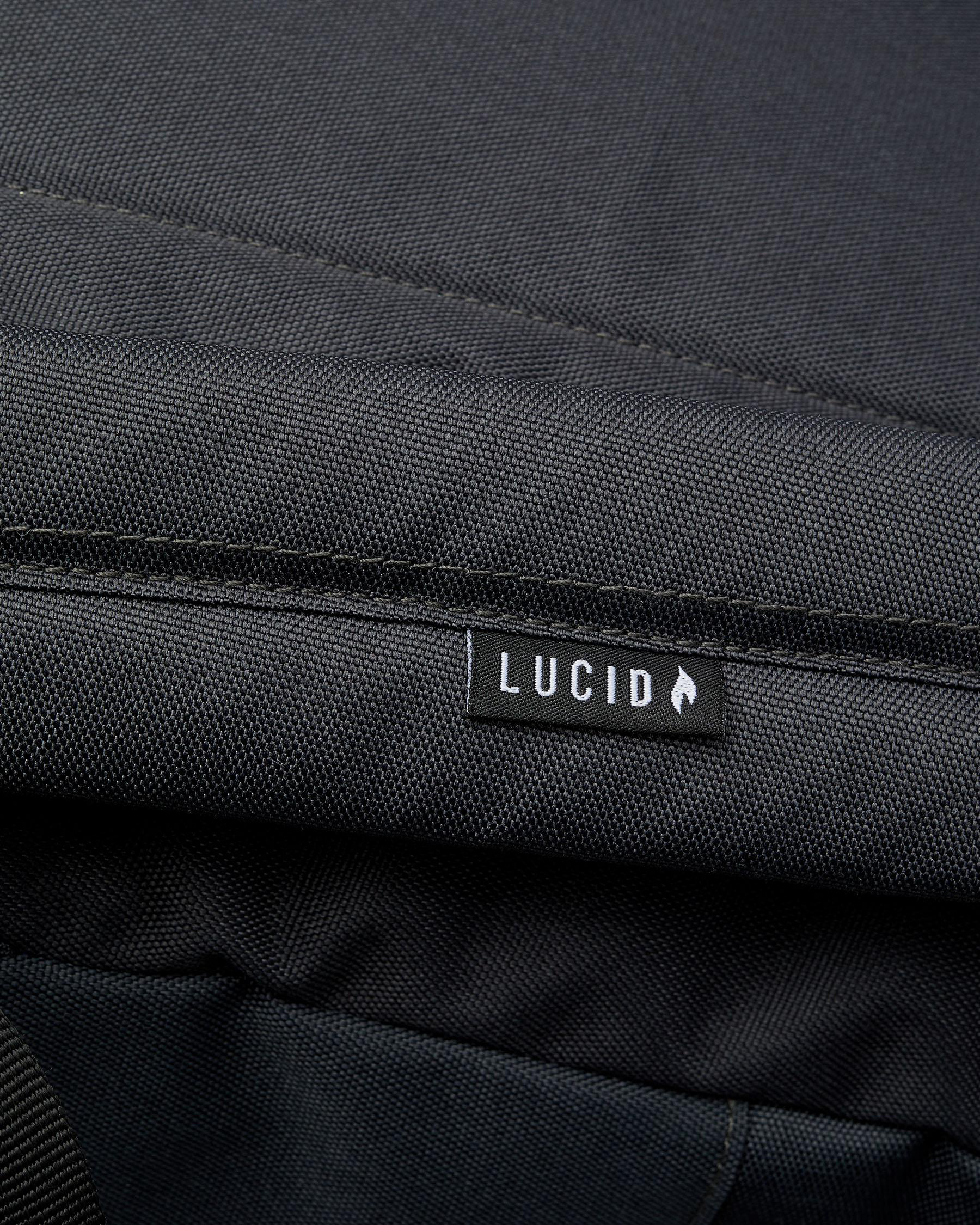 Shop Lucid Pinpoint Backpack In Charcoal/black Suede - Fast Shipping ...