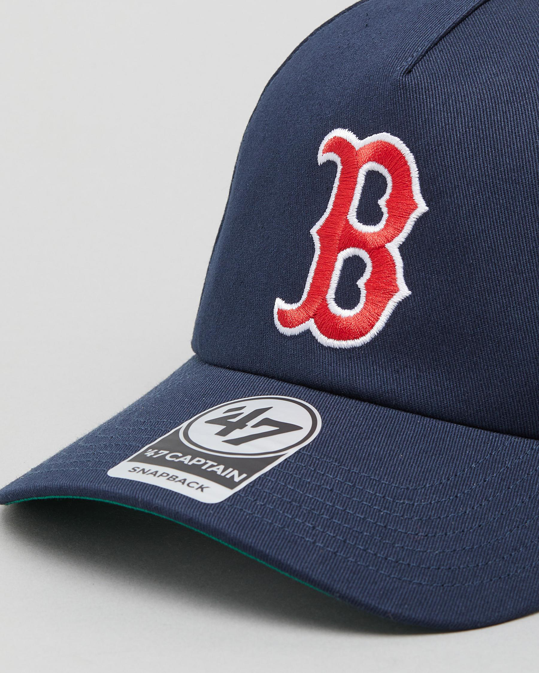 Shop Forty Seven Boston Red Sox Nantasket 47 Captain DTR Cap In Navy ...