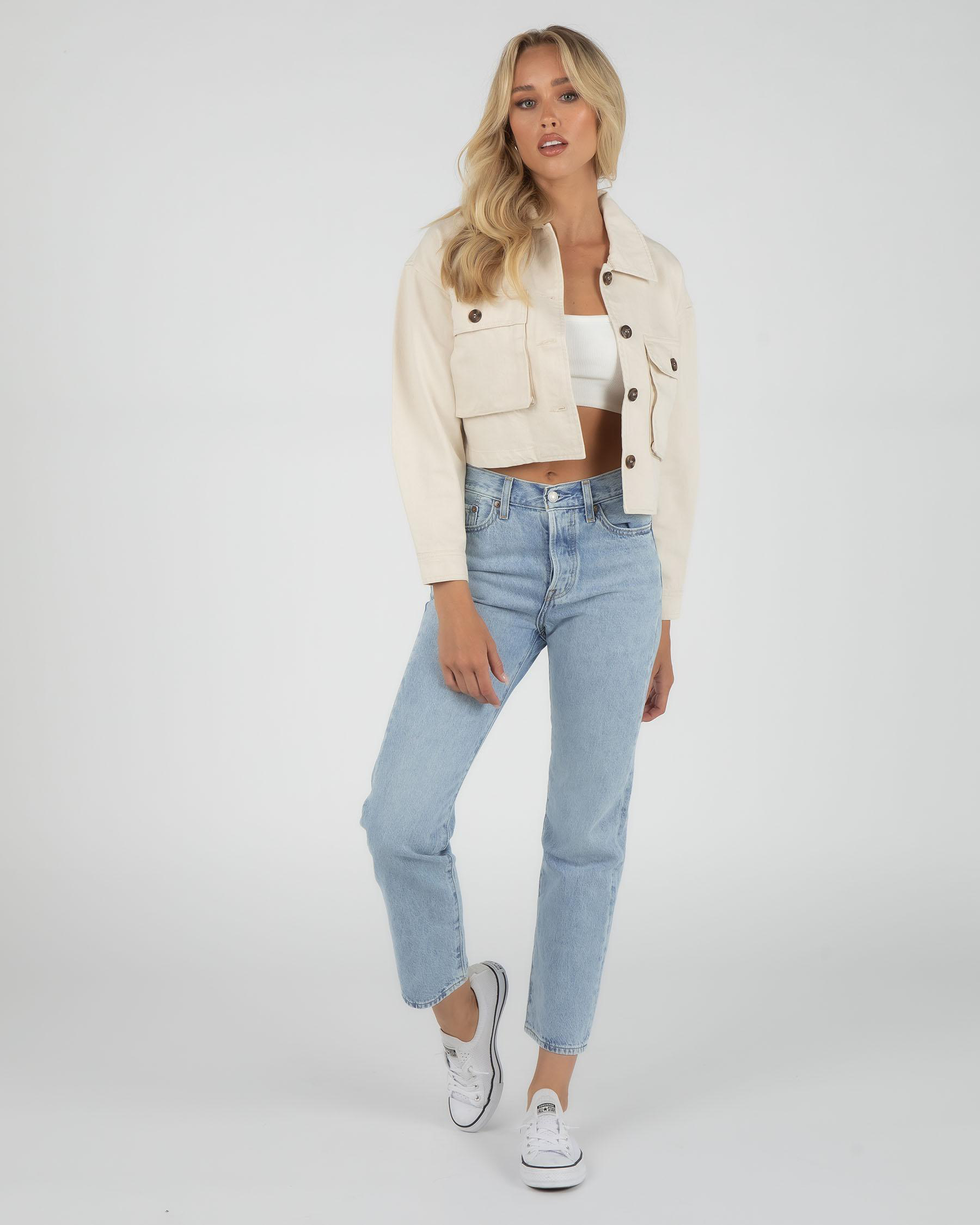 Shop Used Smitten Jacket In Natural - Fast Shipping & Easy Returns ...