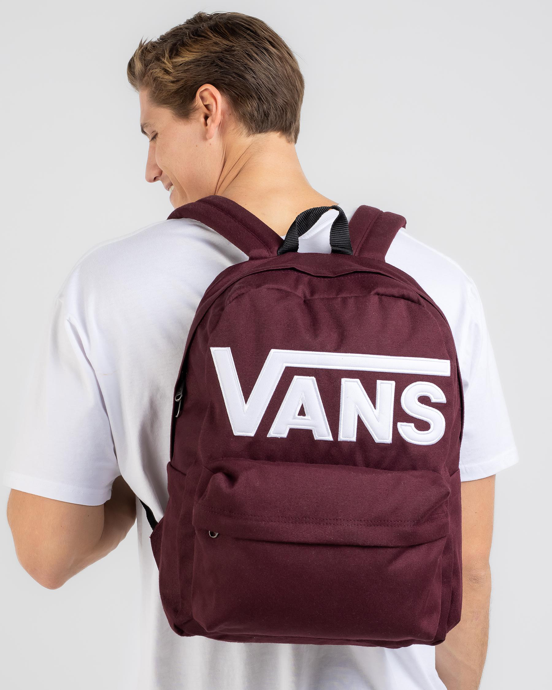 Shop Vans Old Skool Drop V Backpack In Port Royale - Fast Shipping ...