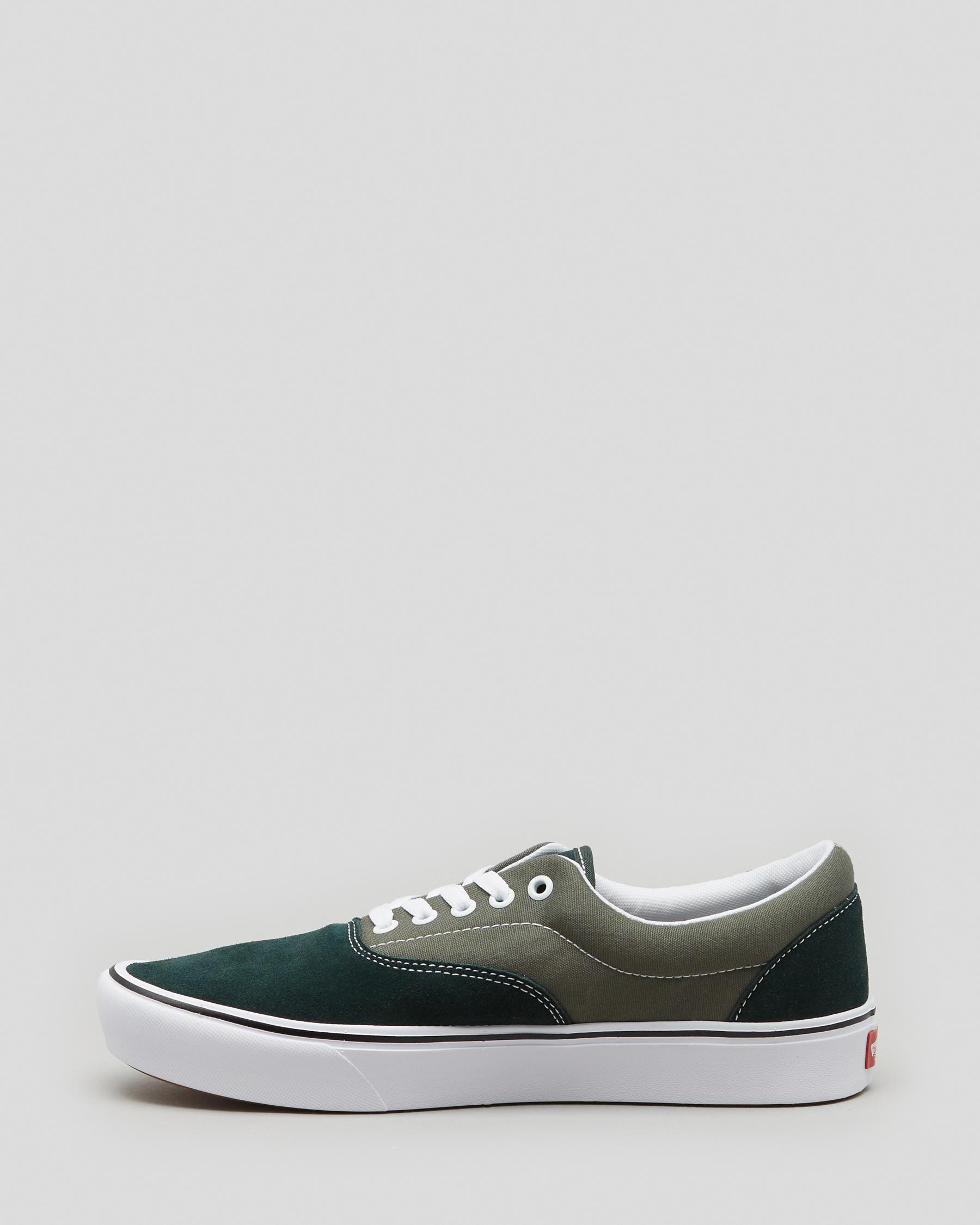 Shop Vans Comfycush Era Shoes In Thyme/scarab - Fast Shipping & Easy ...