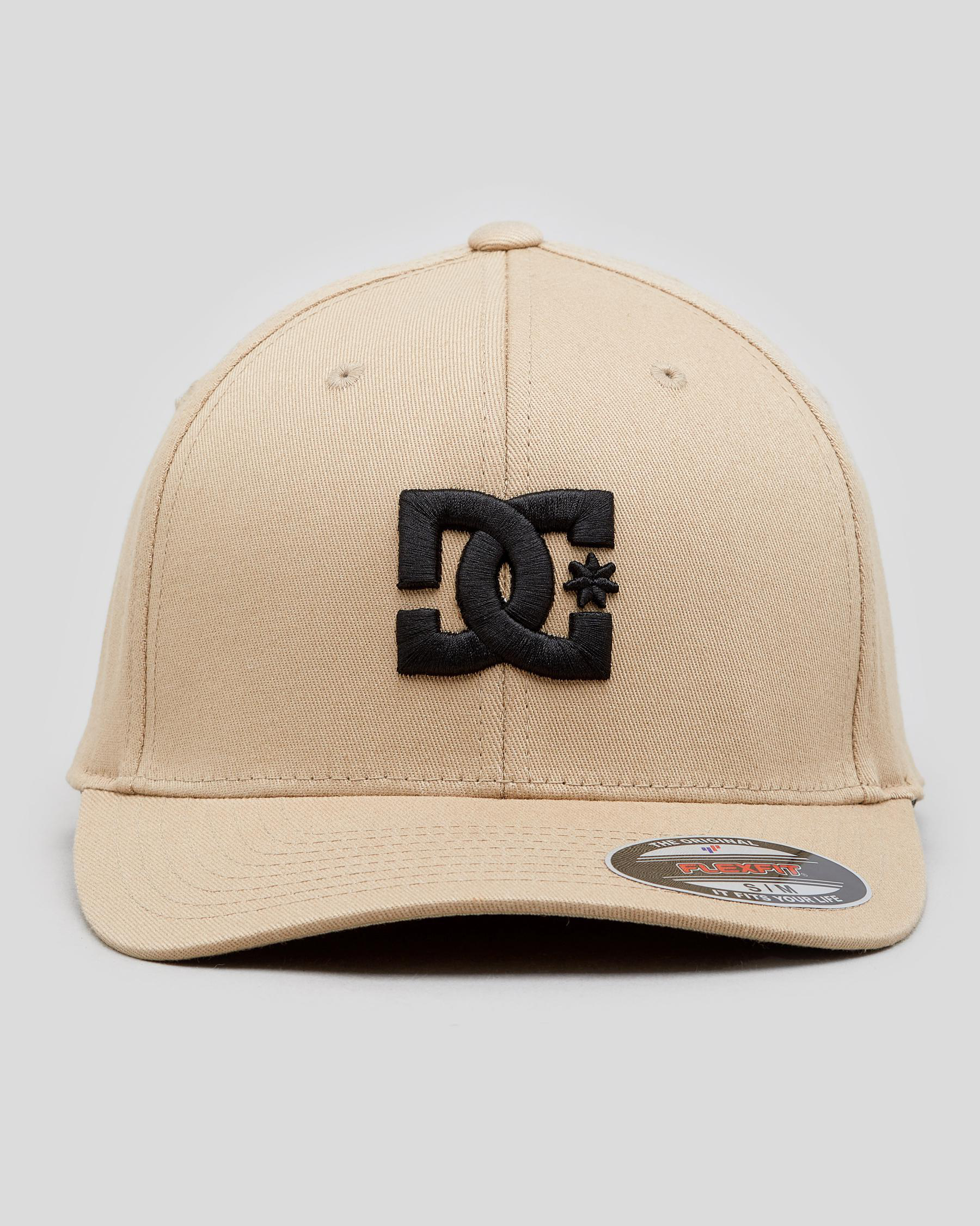 Shop DC Shoes Capstar 2 Flexfit Cap In Khaki - Fast Shipping & Easy ...