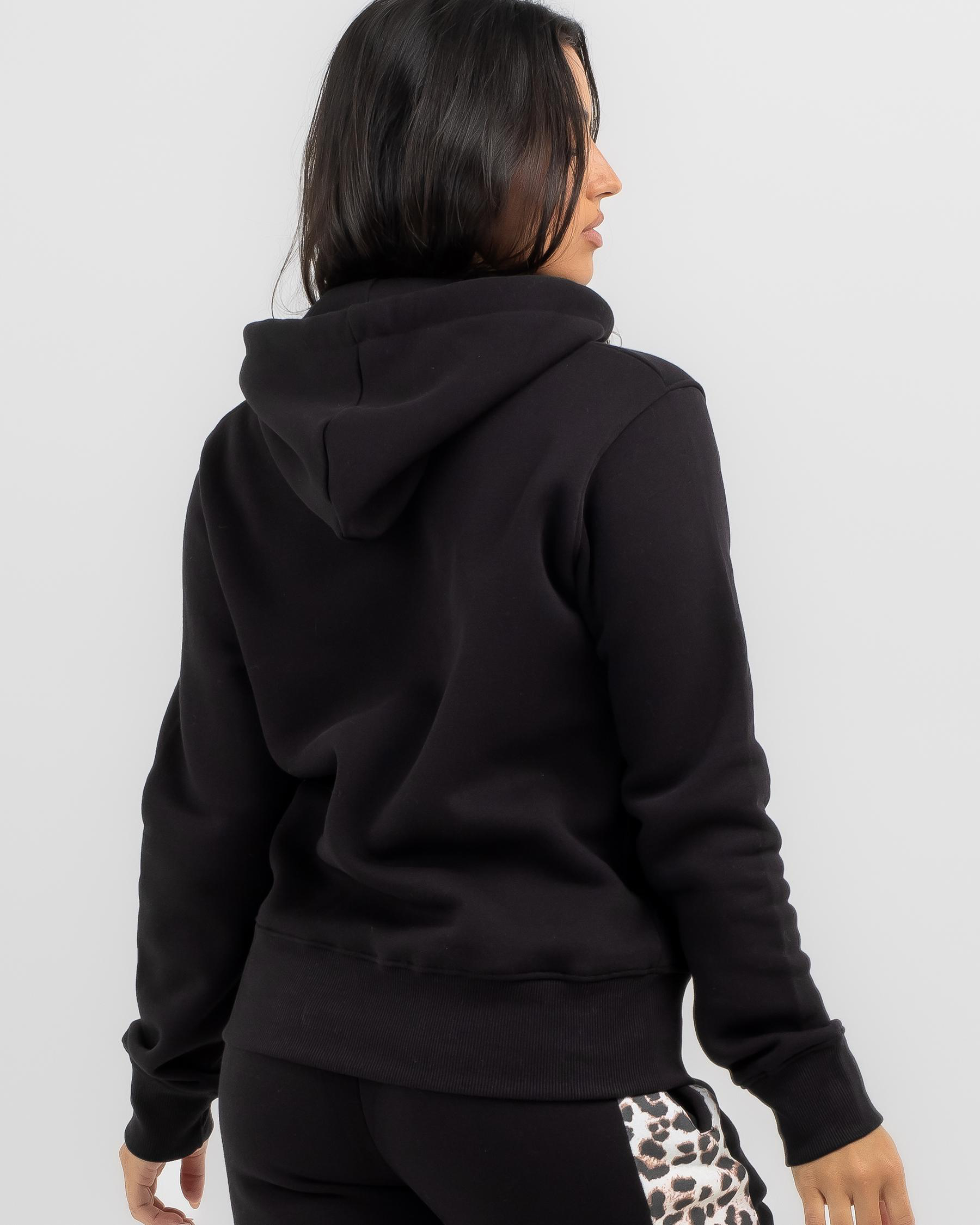 Shop Unit Womens Amber Pullover Hoodie In Black - Fast Shipping & Easy ...
