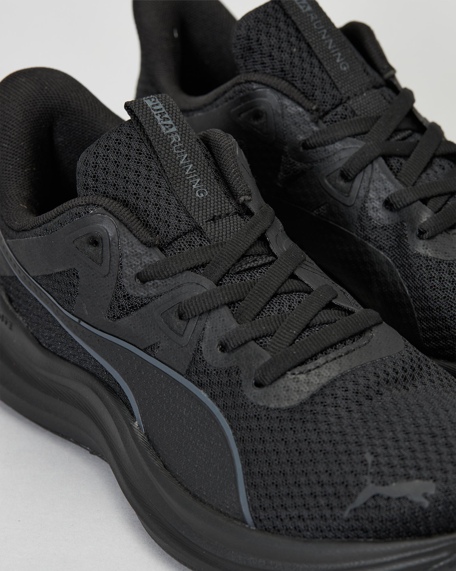 Shop Puma Boys' Reflect Lite Shoes In Puma Black-cool Dark Grey - Fast ...