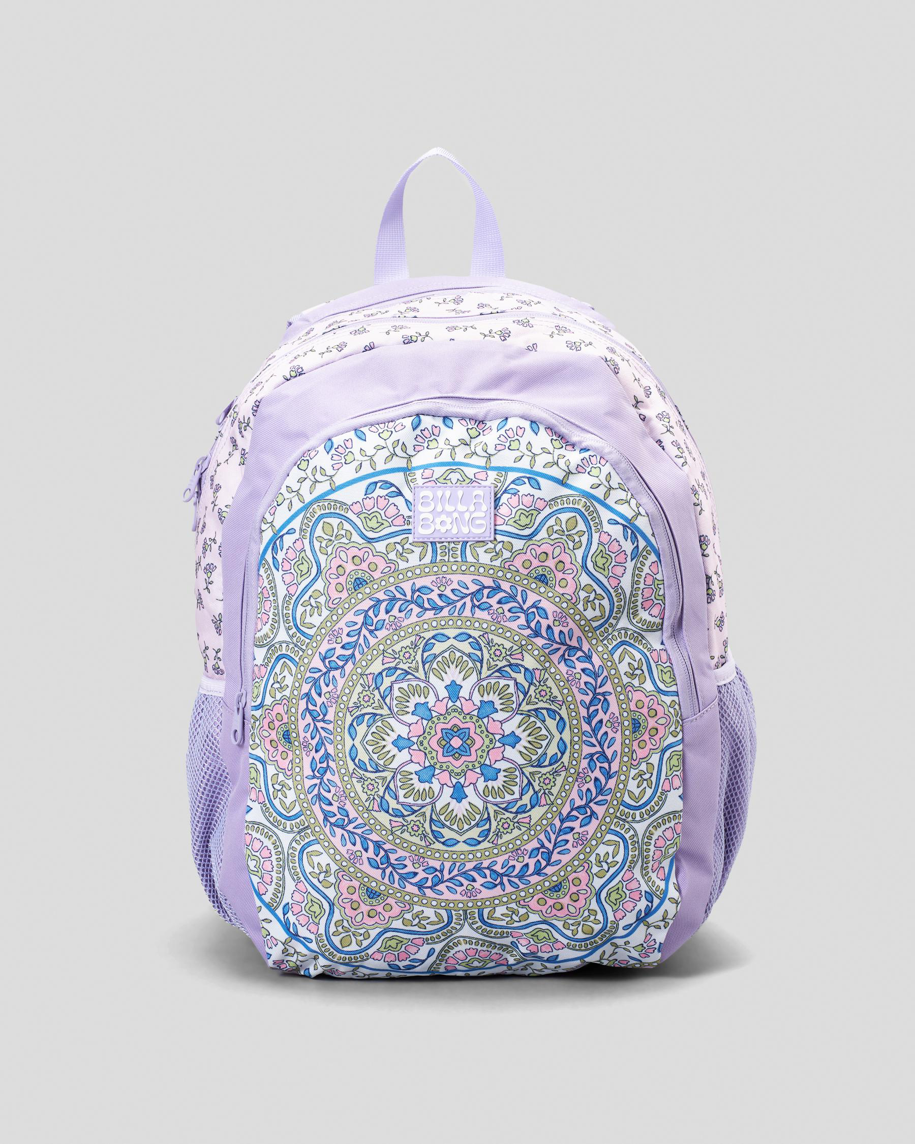 Billabong Summerside Mahi Backpack In Lilac Breeze - FREE* Shipping ...
