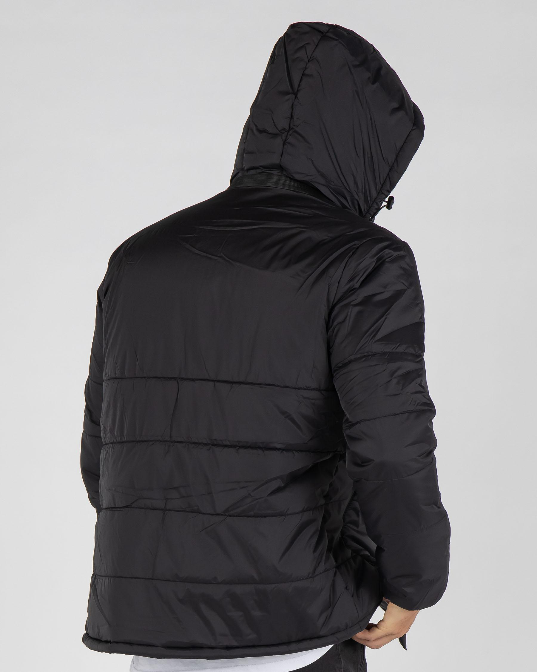 Unit Puffer Hooded Jacket In Black - FREE* Shipping & Easy Returns ...