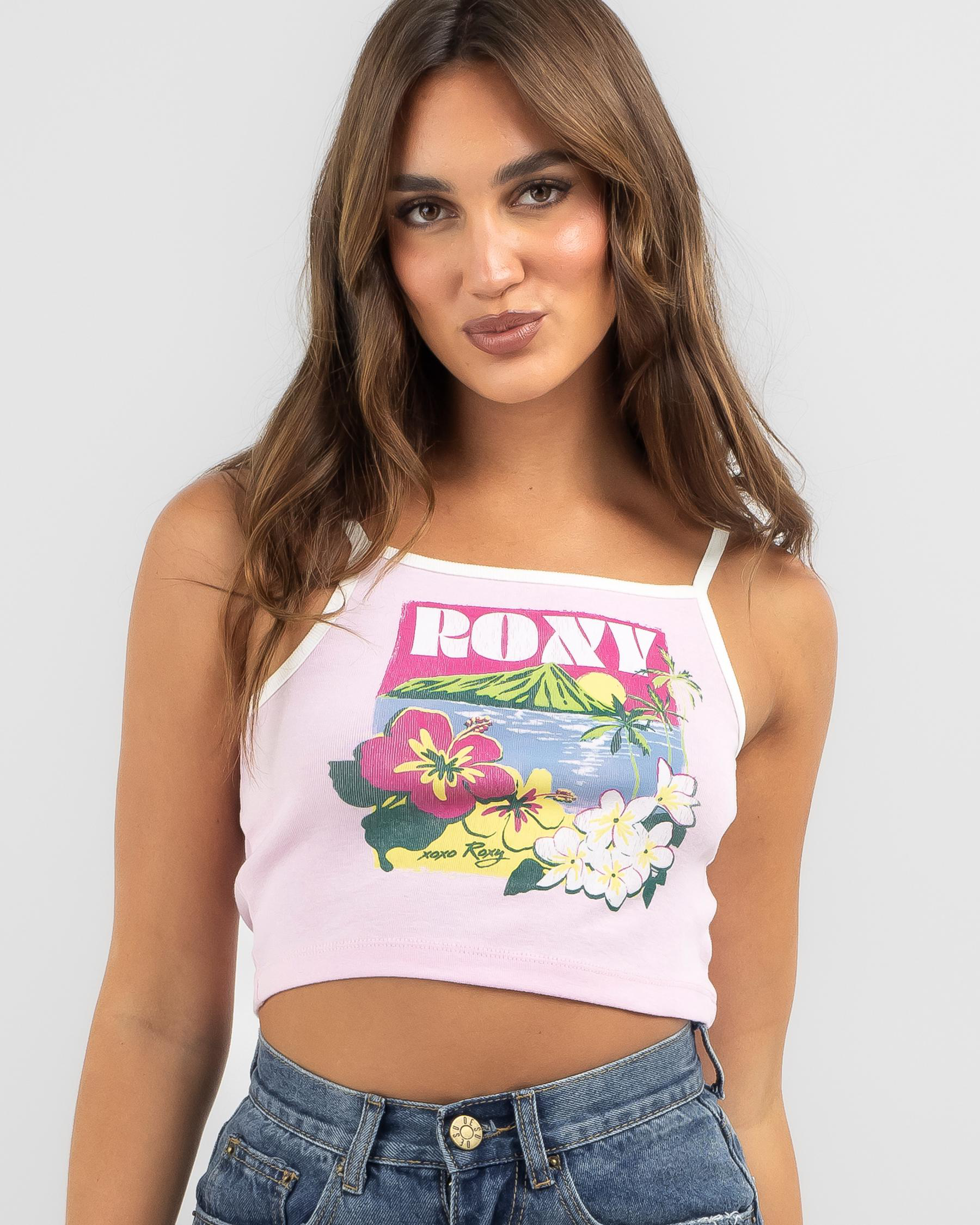 Shop Roxy Secret Island Tank In Pirouette - Fast Shipping & Easy ...