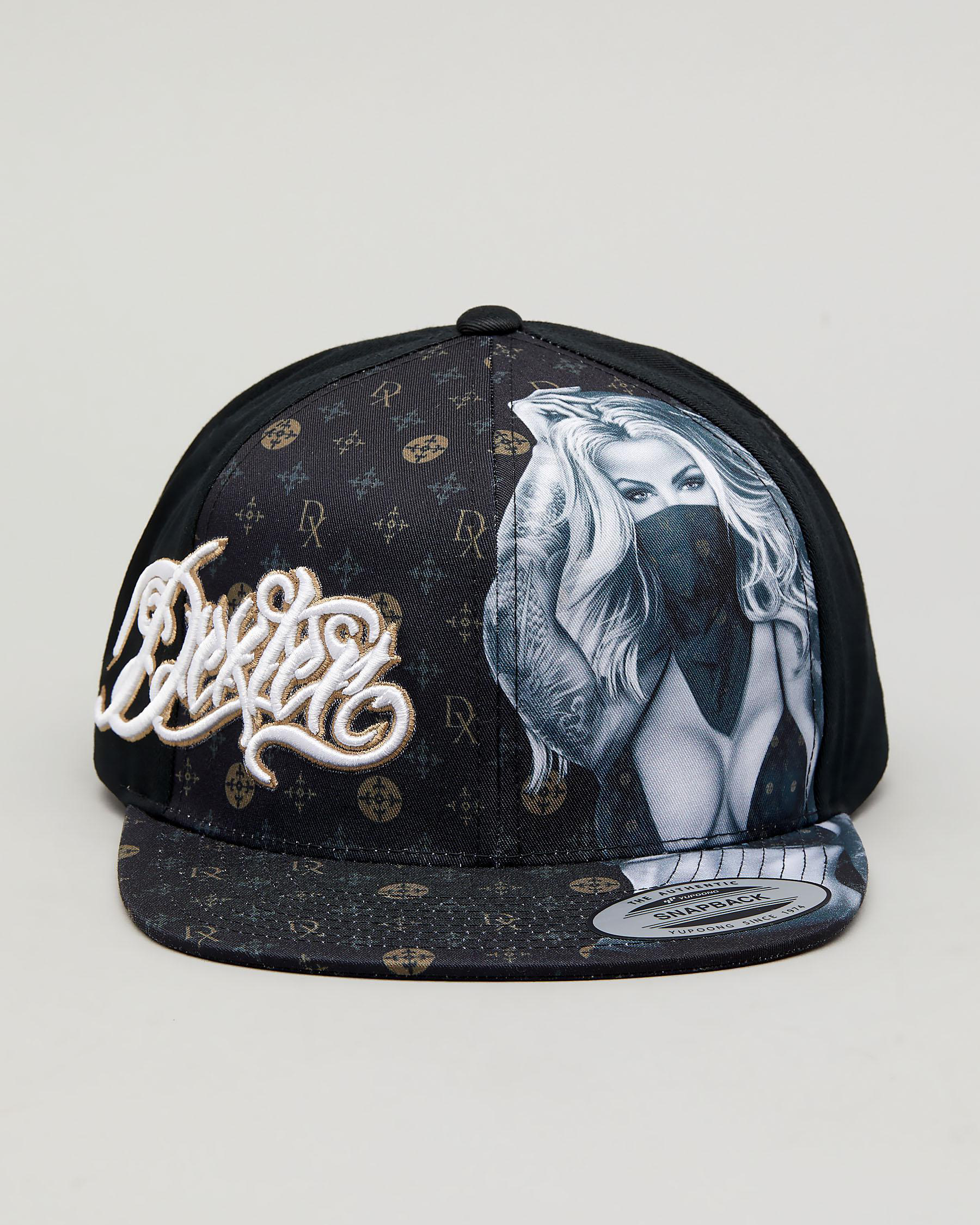 Shop Dexter Heiress Snapback Cap In Black - Fast Shipping & Easy ...