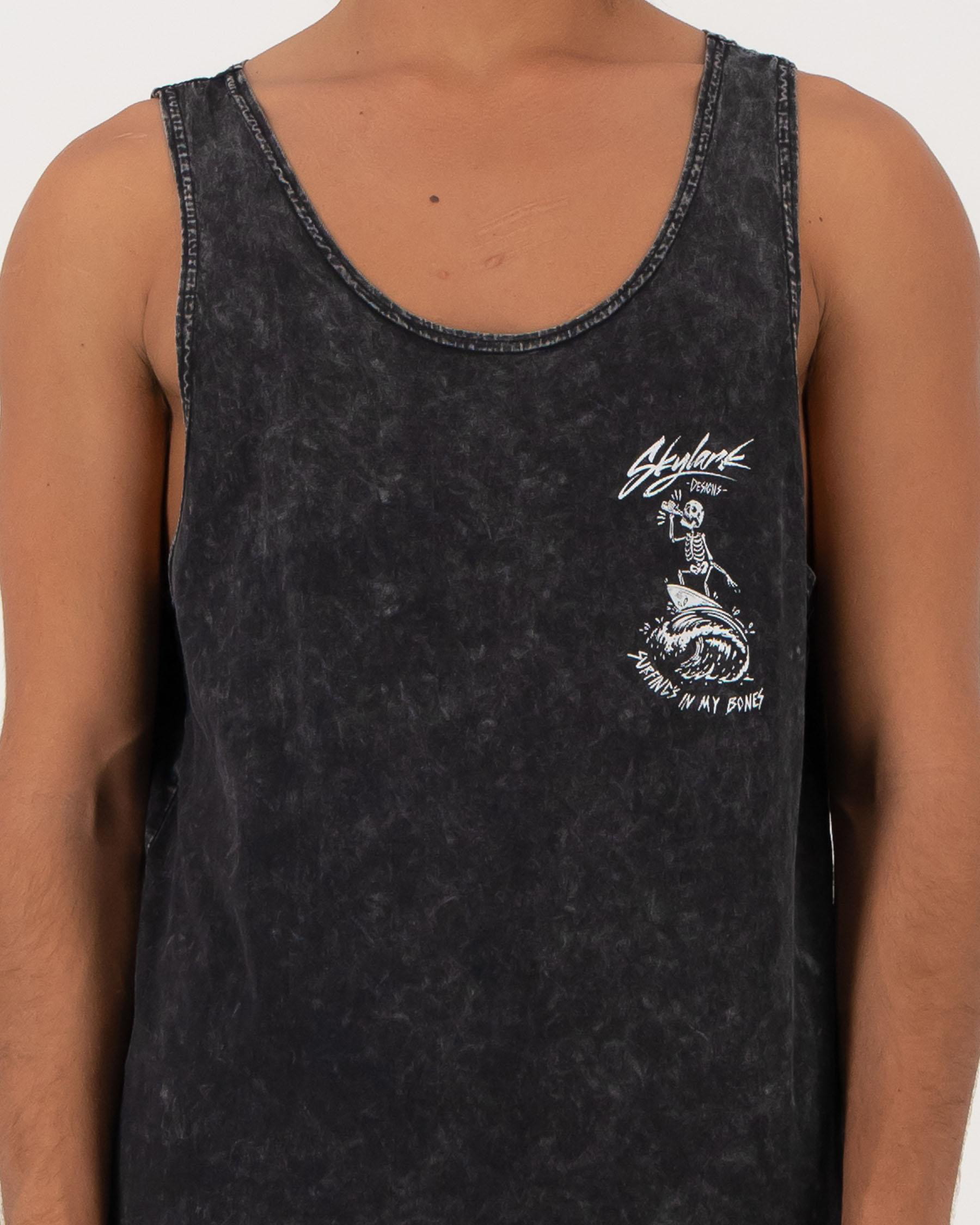 Shop Skylark Chill Singlet In Black Acid - Fast Shipping & Easy Returns ...