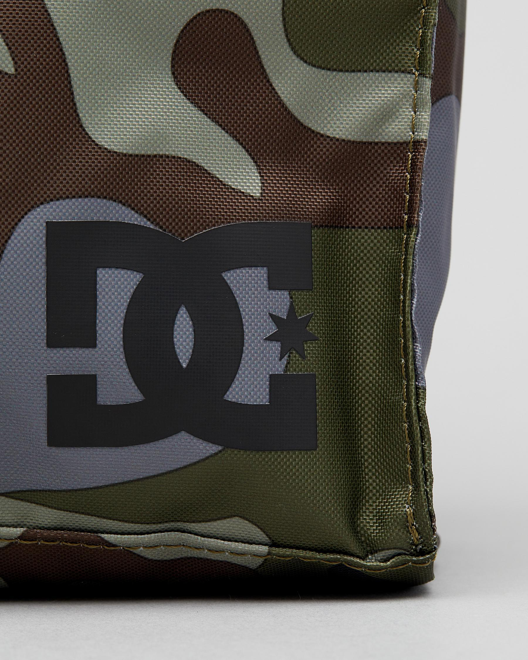 Shop DC Shoes Lunch Break Bag In Woodland Camo Castlerock - Fast ...