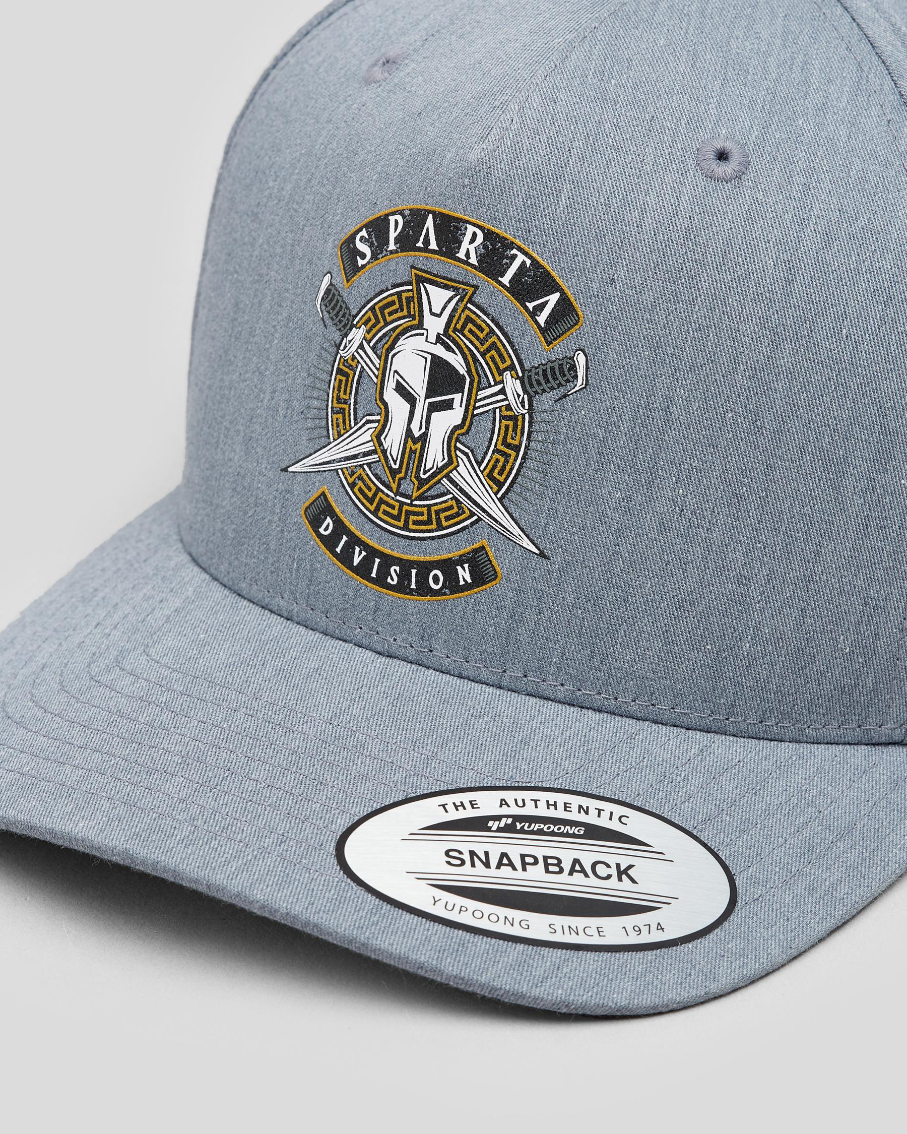 Shop Sparta Crusade Snapback Cap In Grey Heather - Fast Shipping & Easy ...