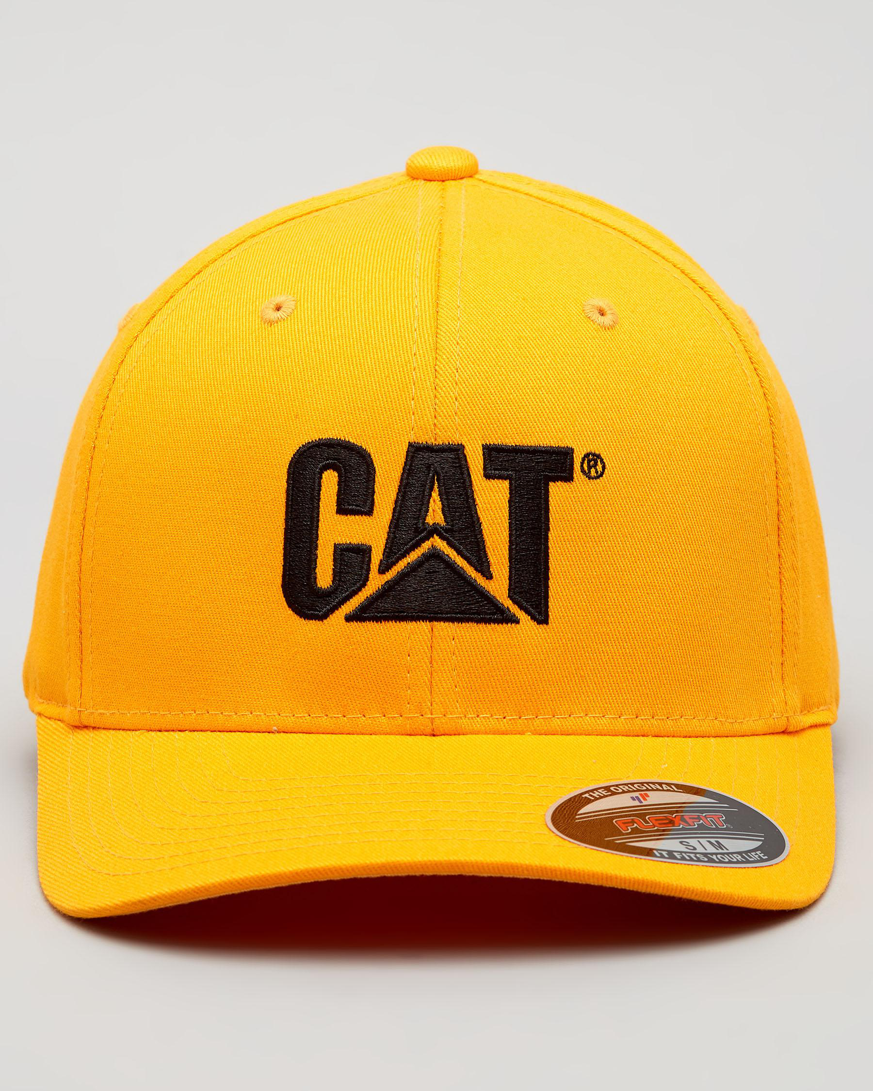 Shop Cat Trademark Flexfit Cap In Yellow - Fast Shipping & Easy Returns ...