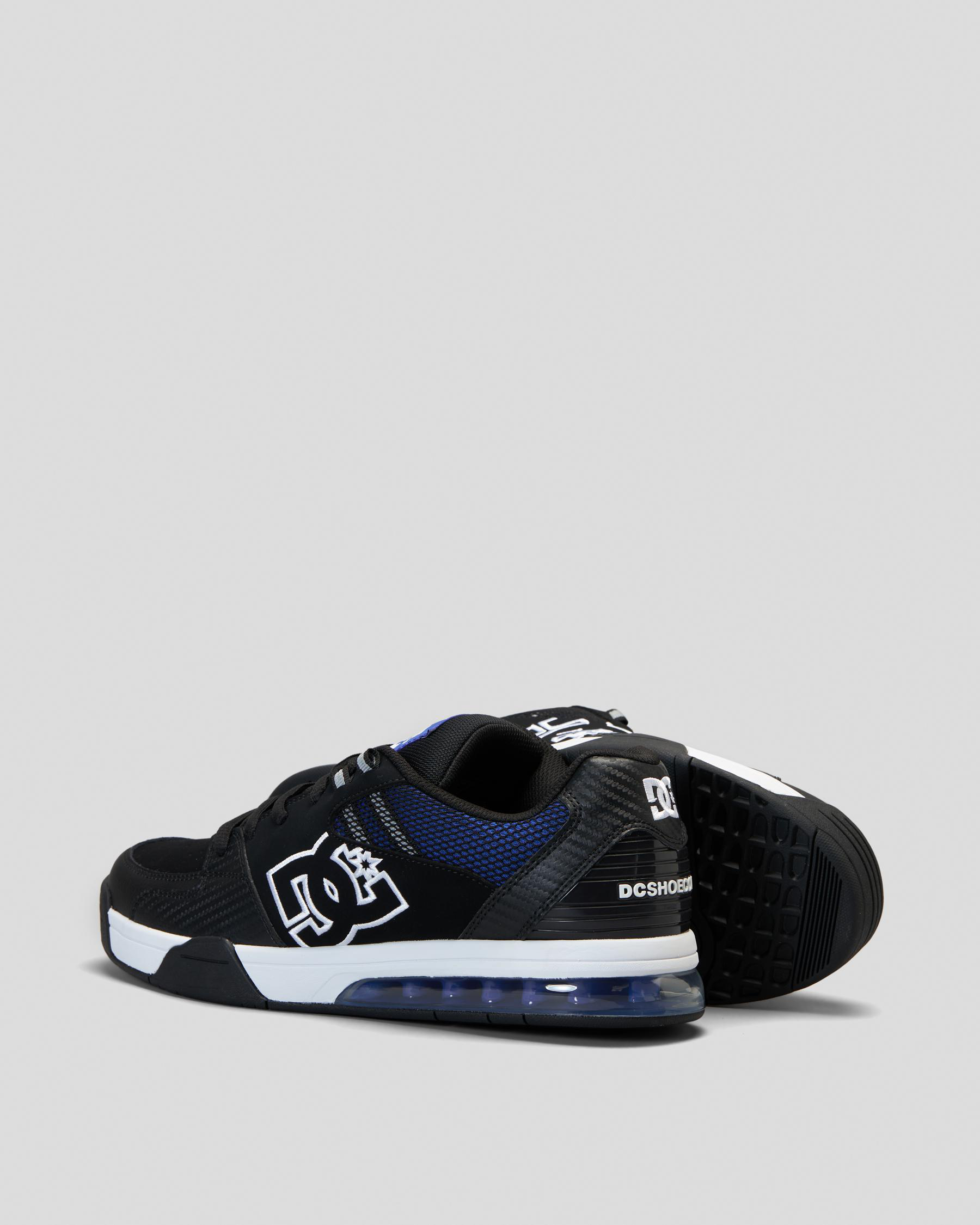 Shop DC Shoes Versatile Shoes In Algiers Blue/black - Fast Shipping ...