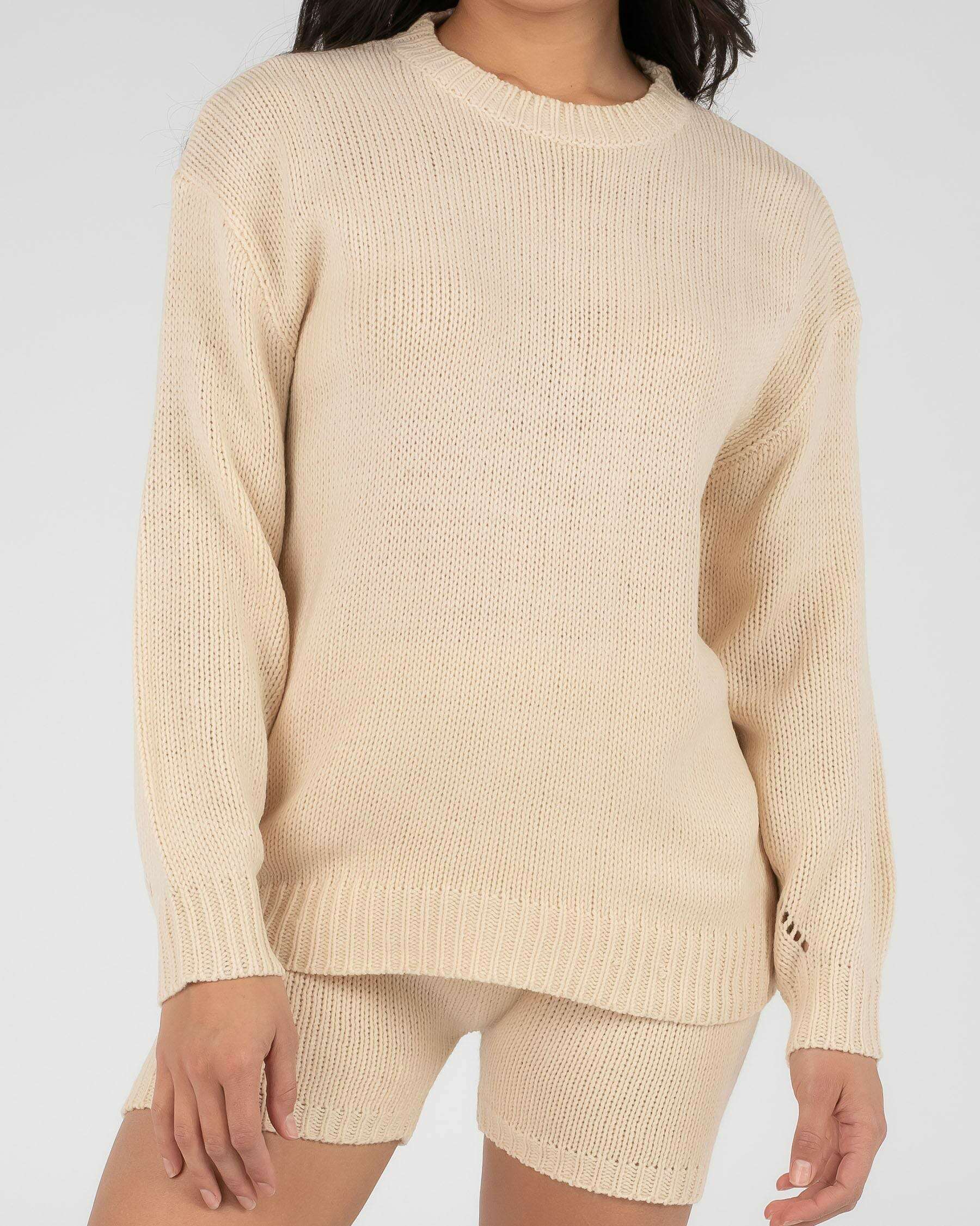 Shop Pink Diamond Slippery Slopes Top In Sand - Fast Shipping & Easy ...