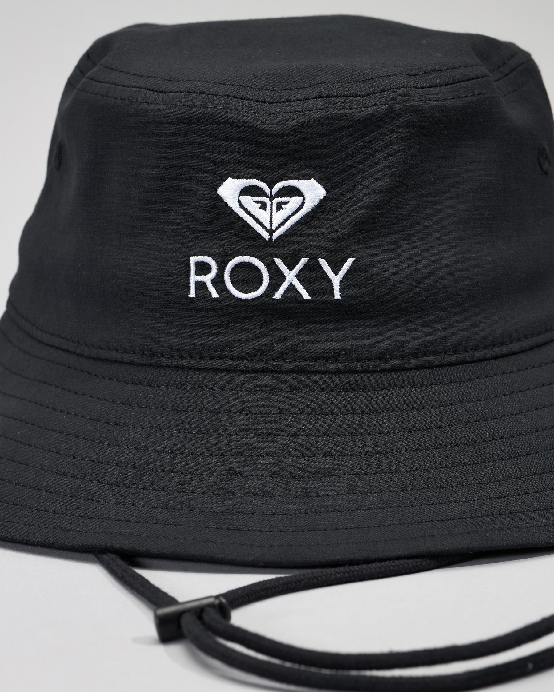 Shop Roxy Passion Moon Boardshort Bucket Hat In Anthracite - Fast ...