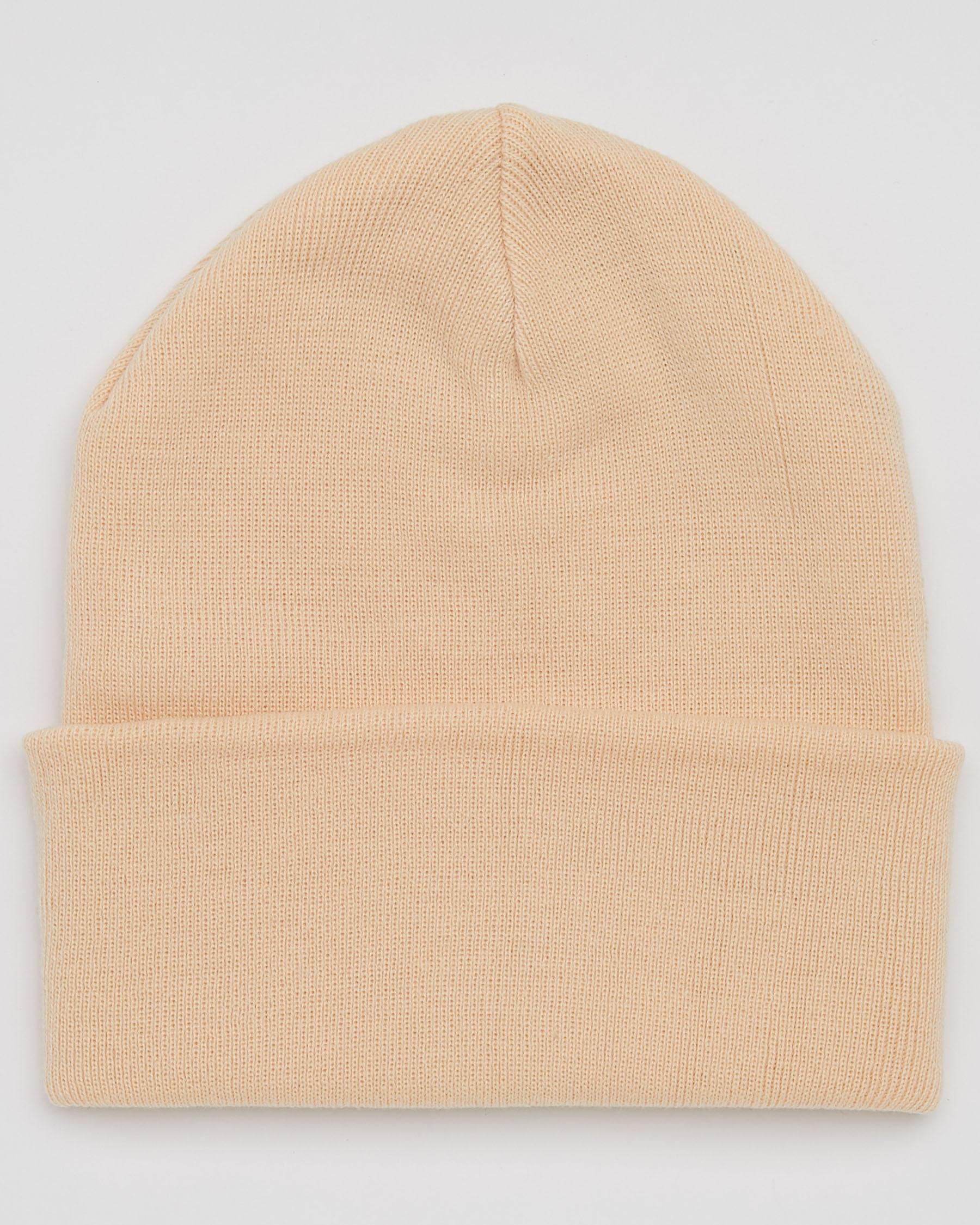 Shop Rip Curl Premium Surf Beanie In Light Peach - Fast Shipping & Easy ...