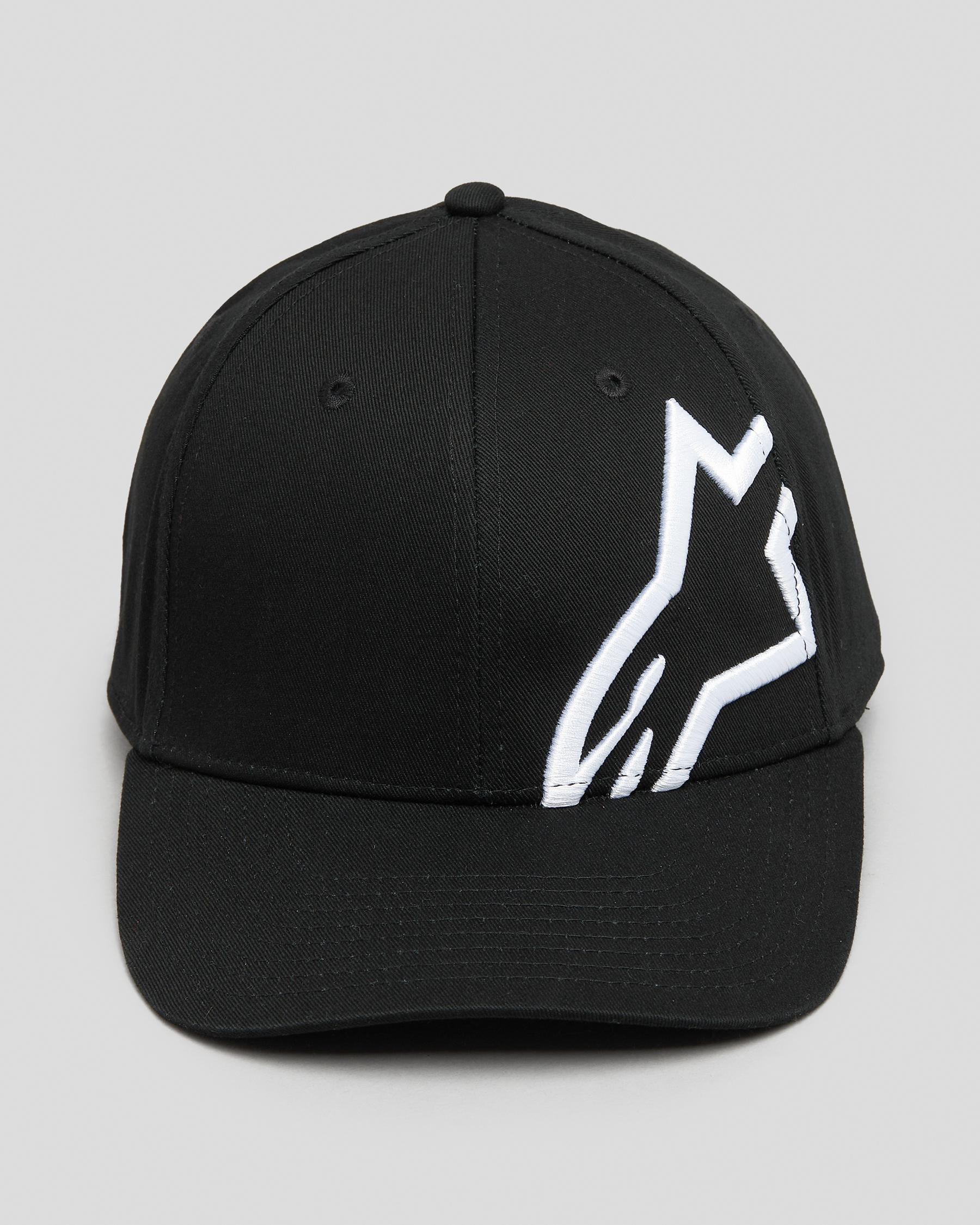 Shop Alpinestars Corp Snap 2 Cap In Black/white - Fast Shipping & Easy ...