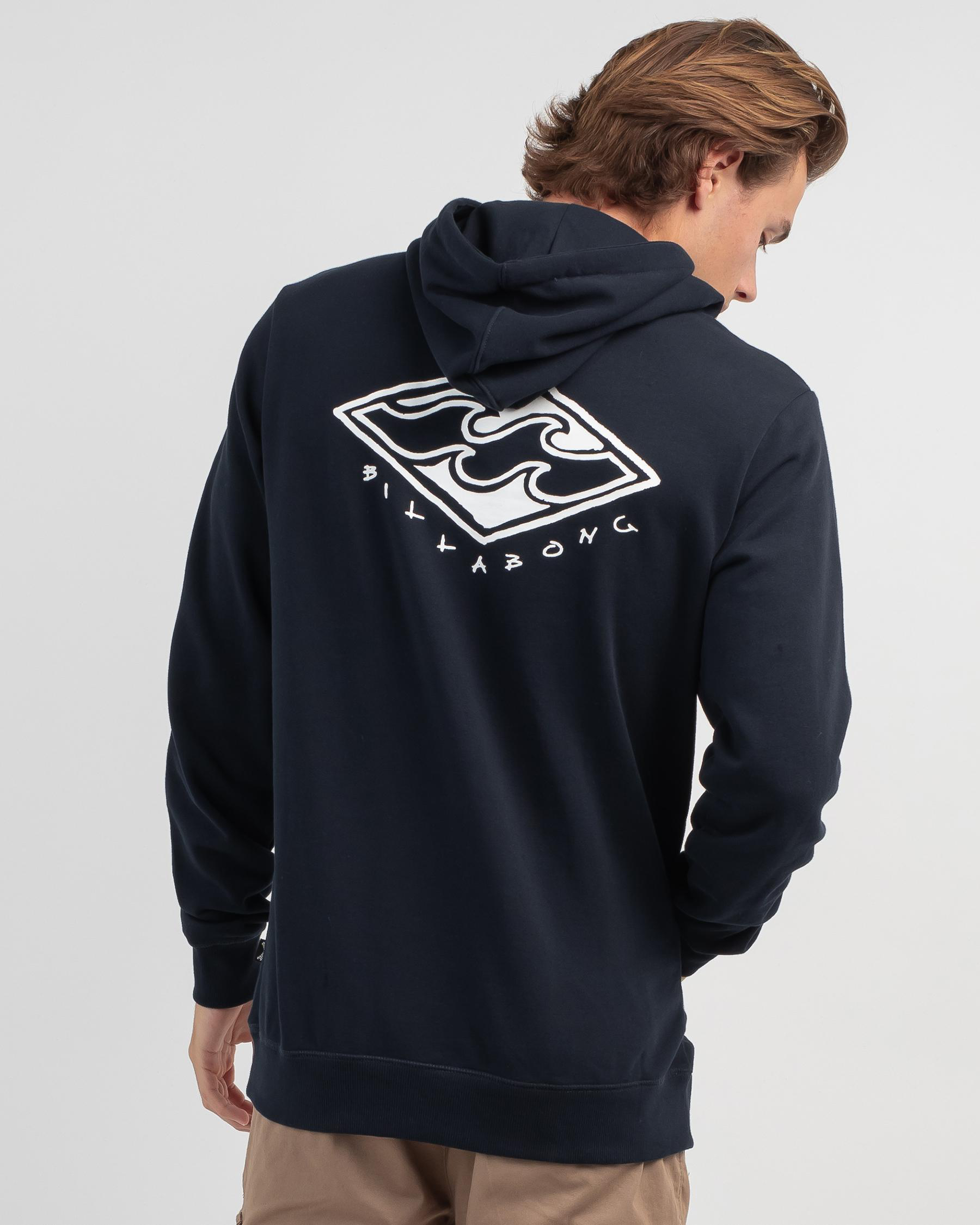 Shop Billabong Diamond Pop Hoodie In Navy - Fast Shipping & Easy ...