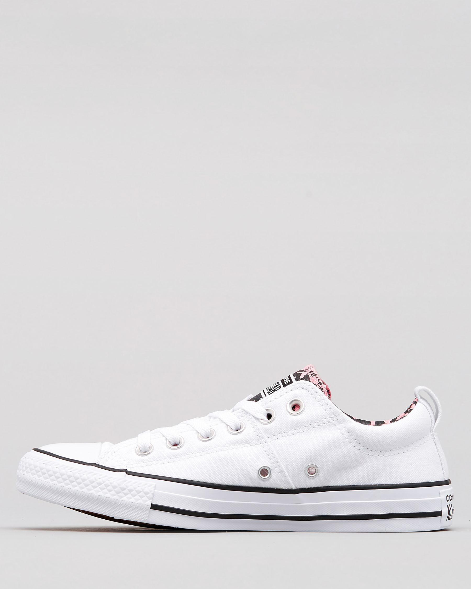 Shop Converse Womens Chuck Taylor All Star Madison Shoes In White/black ...