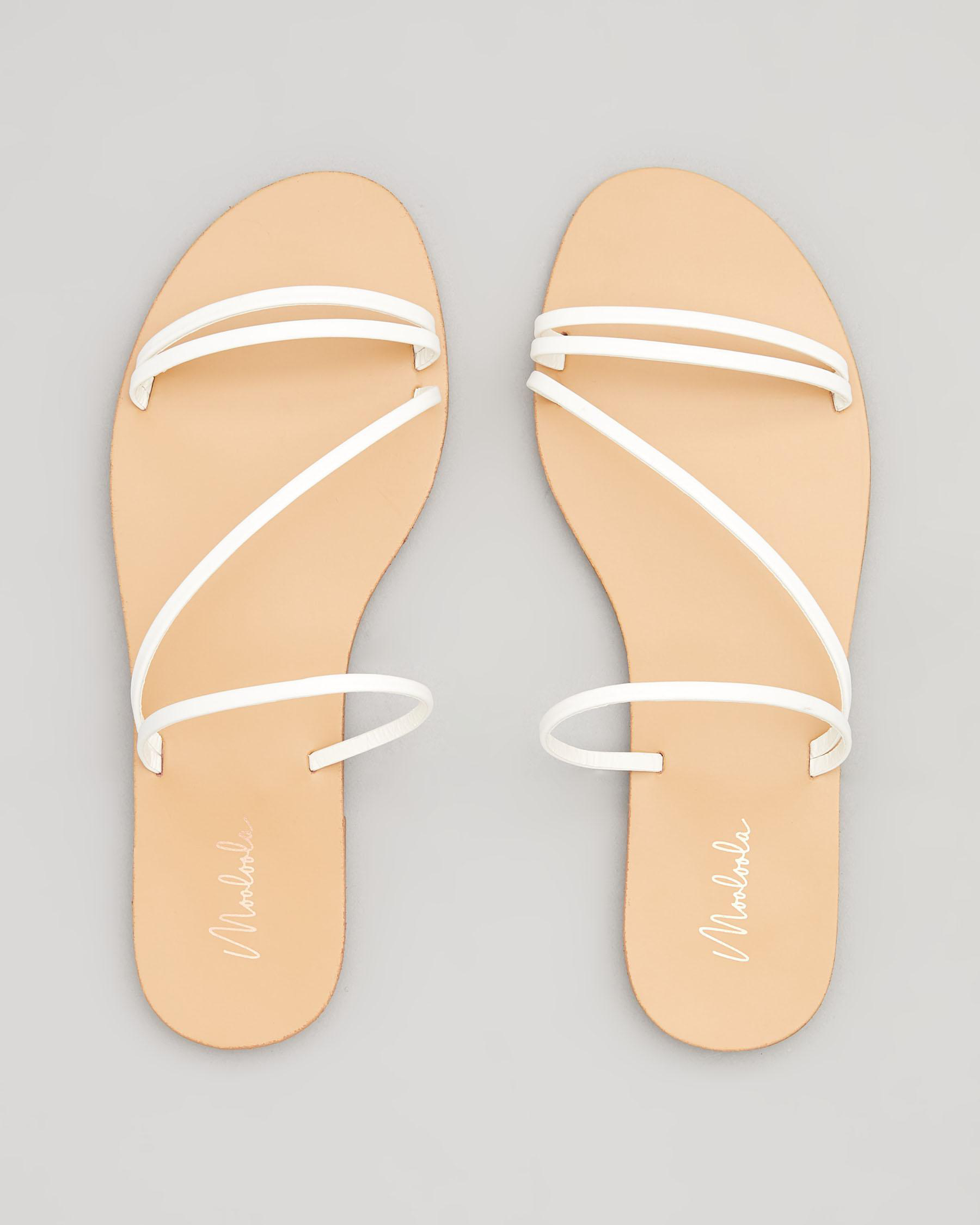 Shop Mooloola Lianna Sandals In White - Fast Shipping & Easy Returns ...