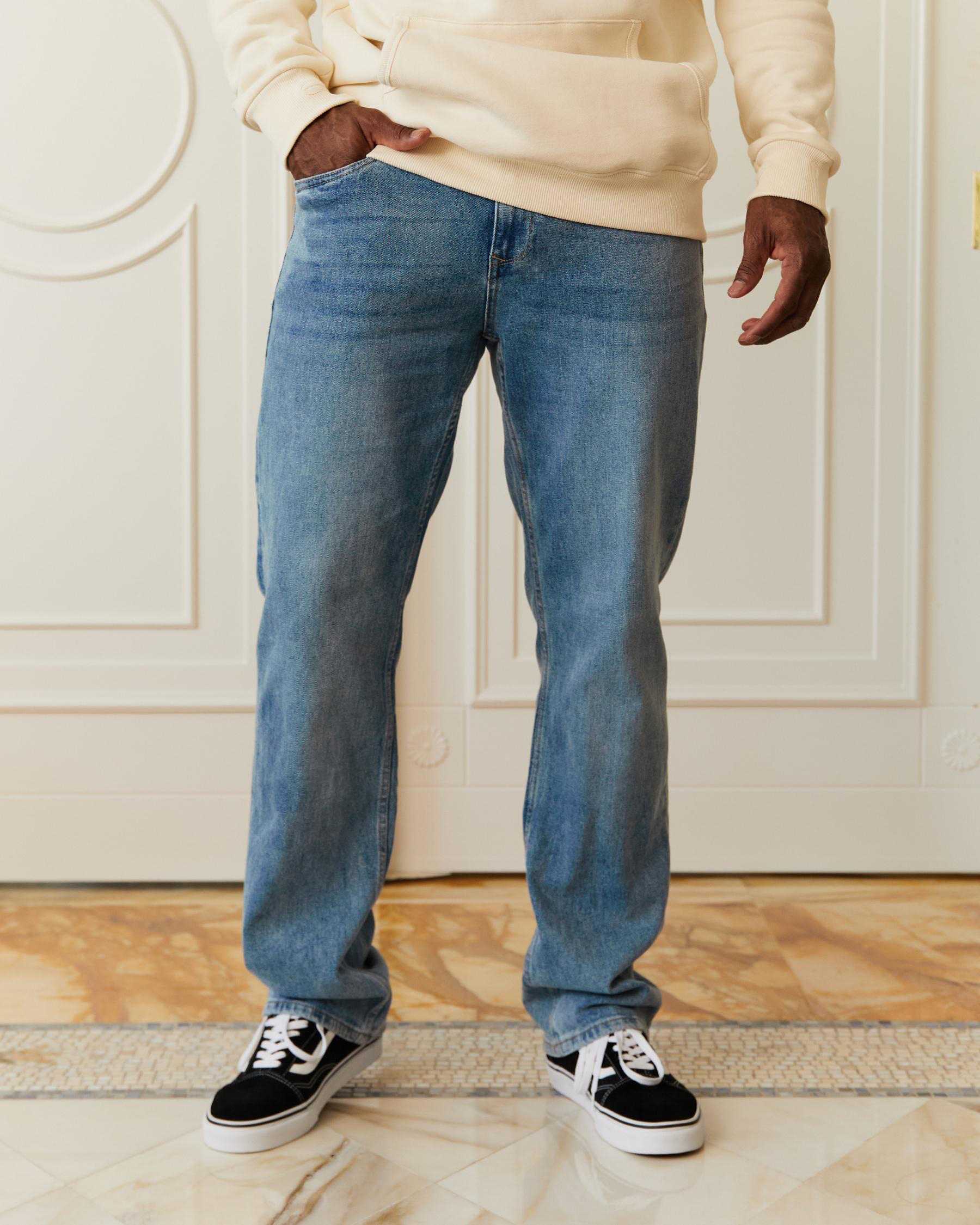 Shop Dexter Impactful Jeans In Mid Blue - Fast Shipping & Easy Returns ...