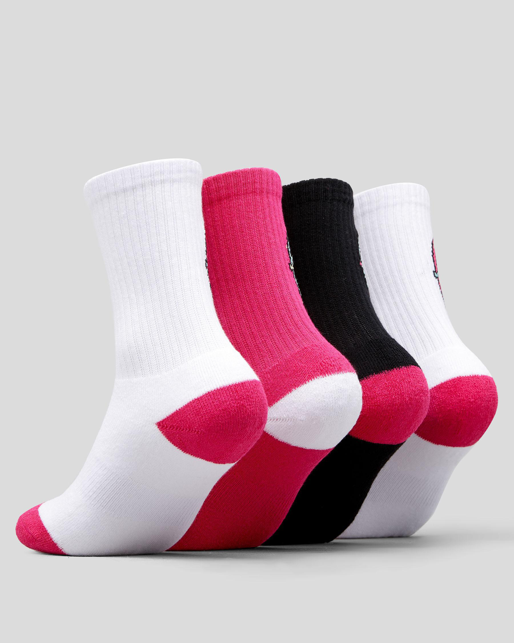 Shop Santa Cruz Girls' Pop Dot Sock Pack In Assorted - Fast Shipping ...