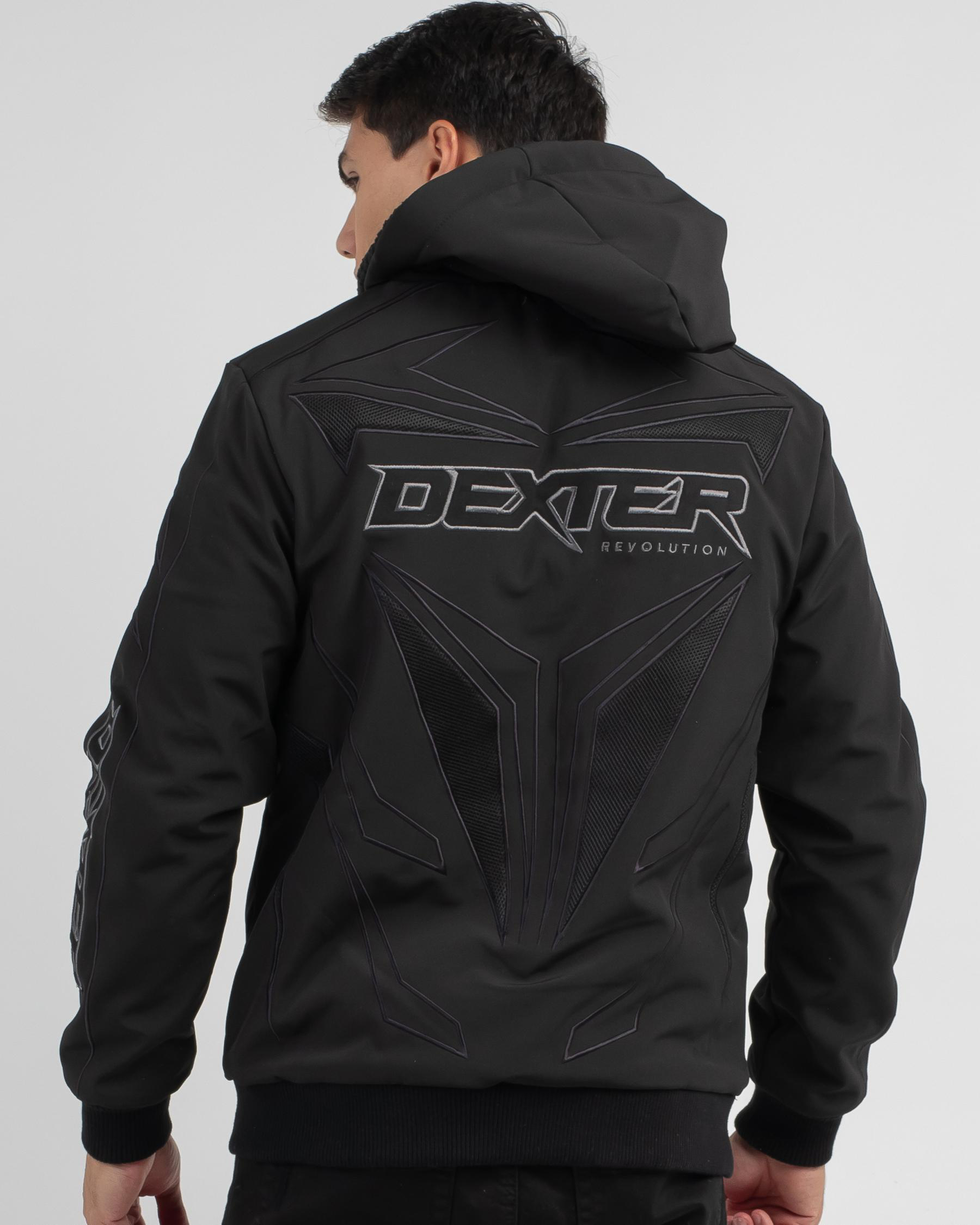 Shop Dexter Power Shift Hooded Jacket In Black - Fast Shipping & Easy ...