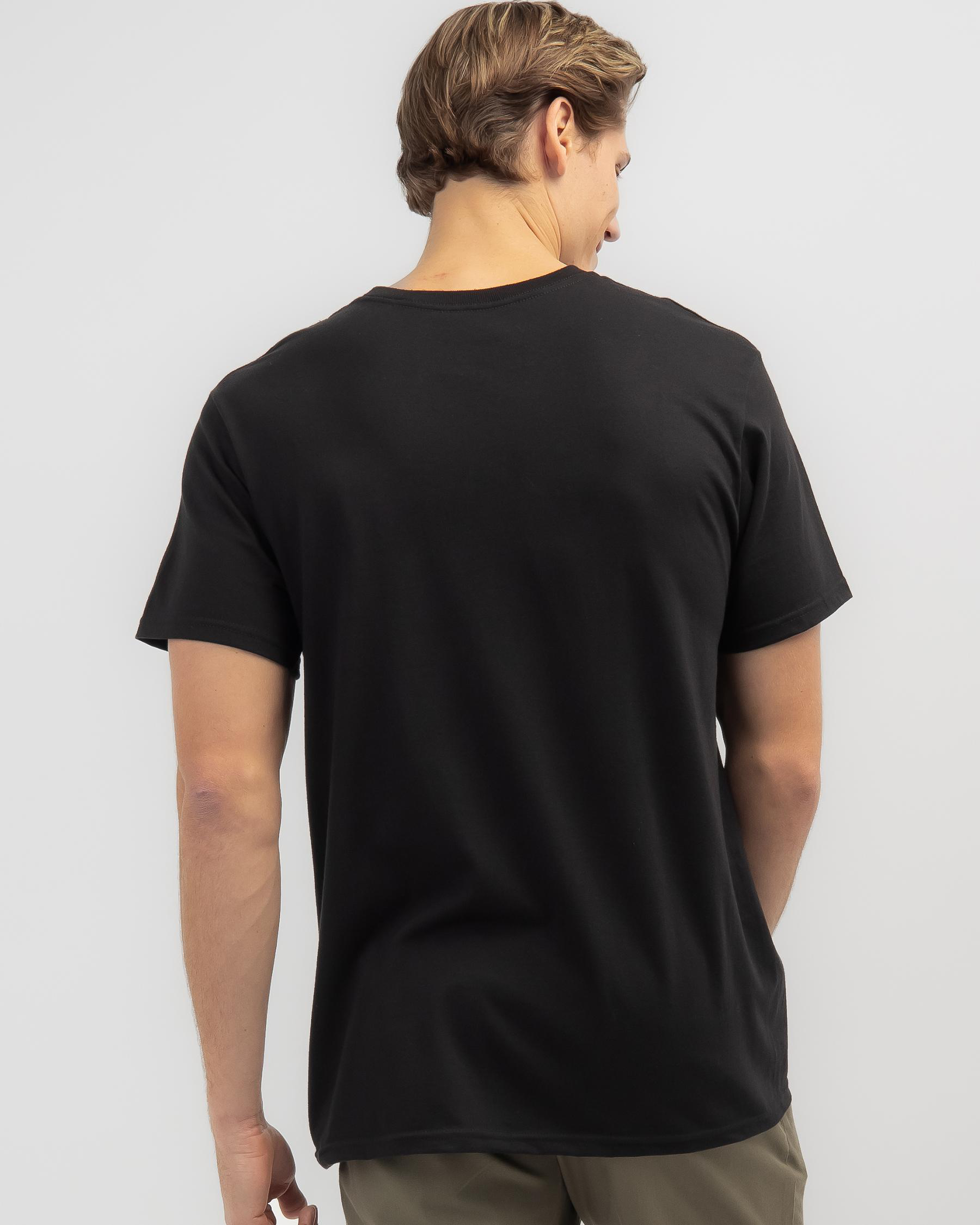 Shop Brixton Alpha Thread T-Shirt In Black - Fast Shipping & Easy ...