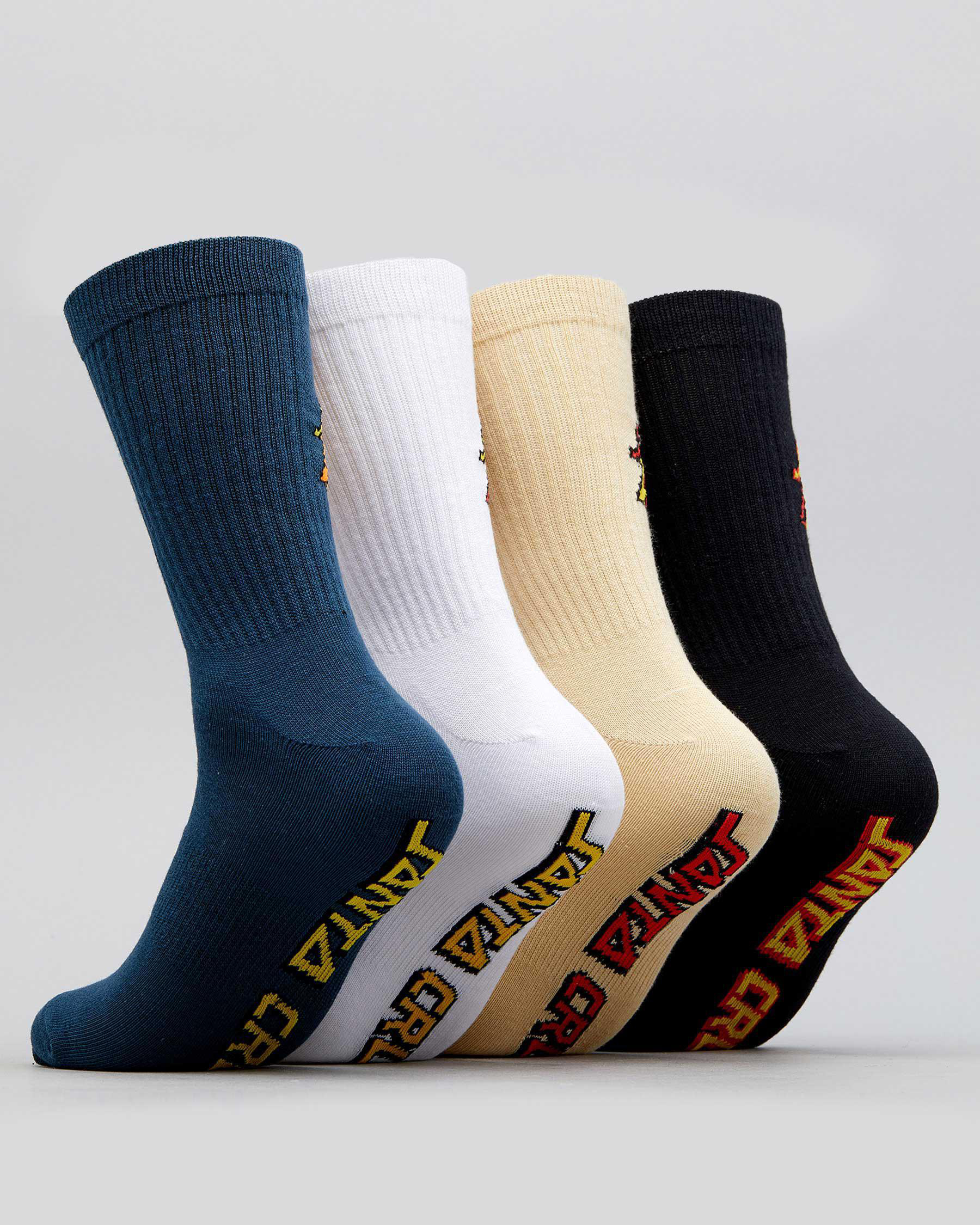 Shop Santa Cruz Not a Dot Pop Sock Pack In Multi - Fast Shipping & Easy ...
