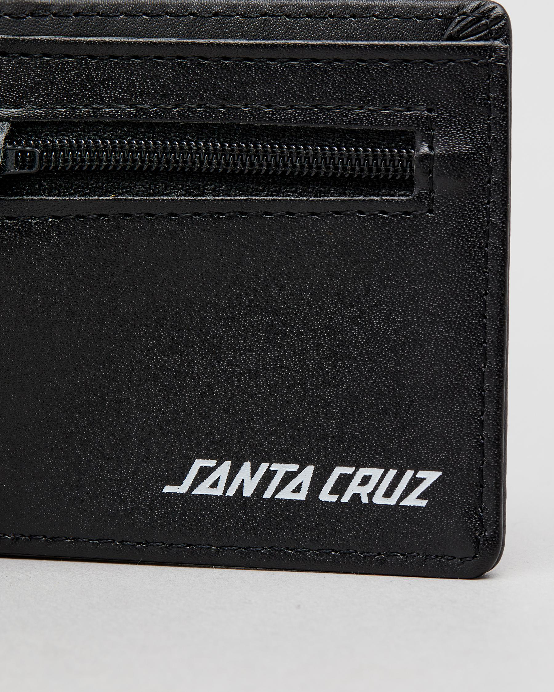 Shop Santa Cruz Cruz Big Dot Wallet In Black - Fast Shipping & Easy ...