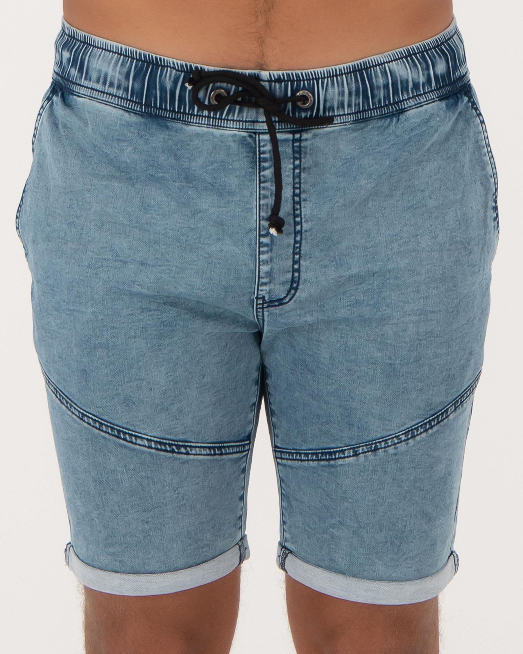 Shop Lucid Manic Walk Shorts In Blue - Fast Shipping & Easy Returns ...