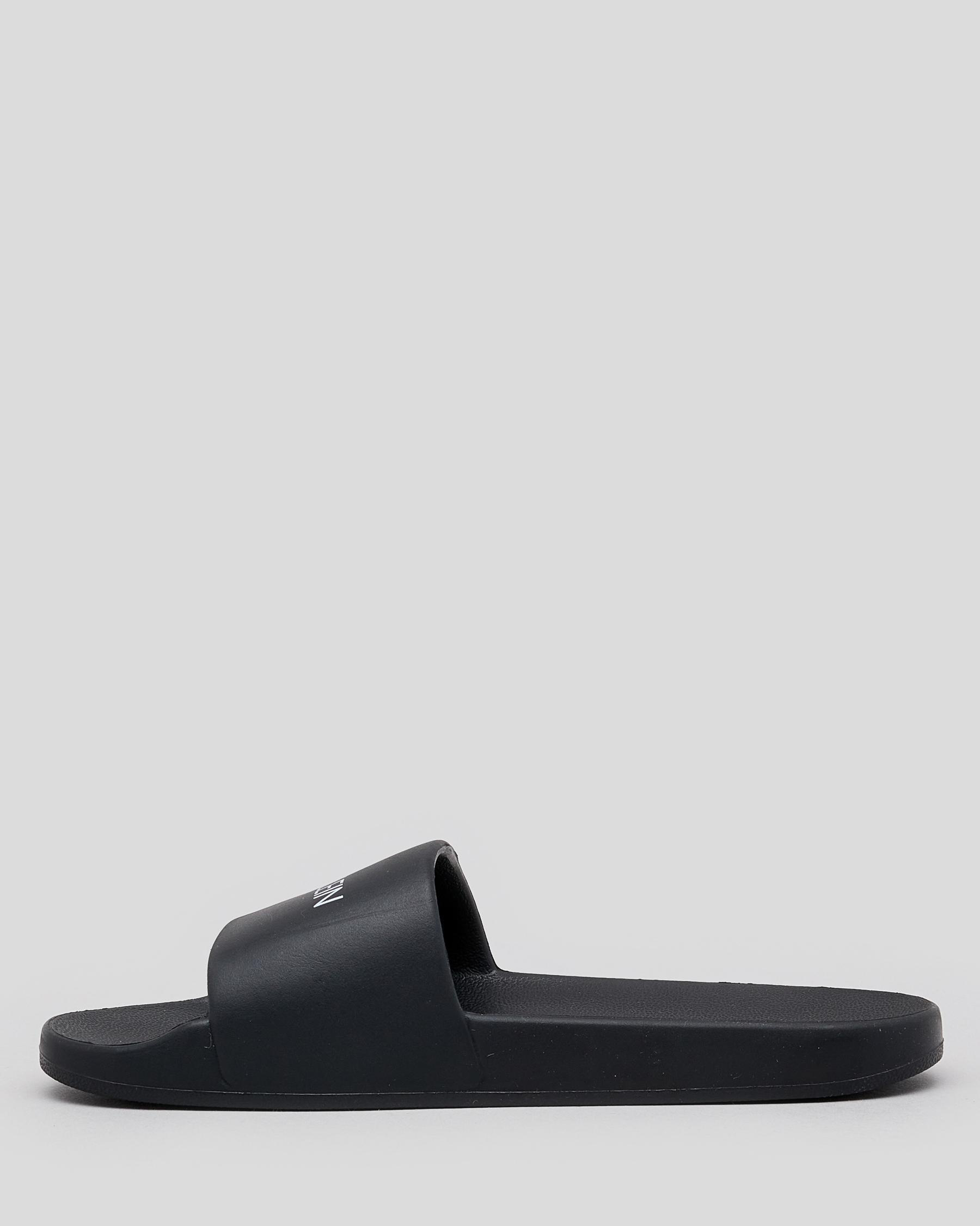 Shop Calvin Klein Girls' One Mold Slide In Pvh Black - Fast Shipping ...