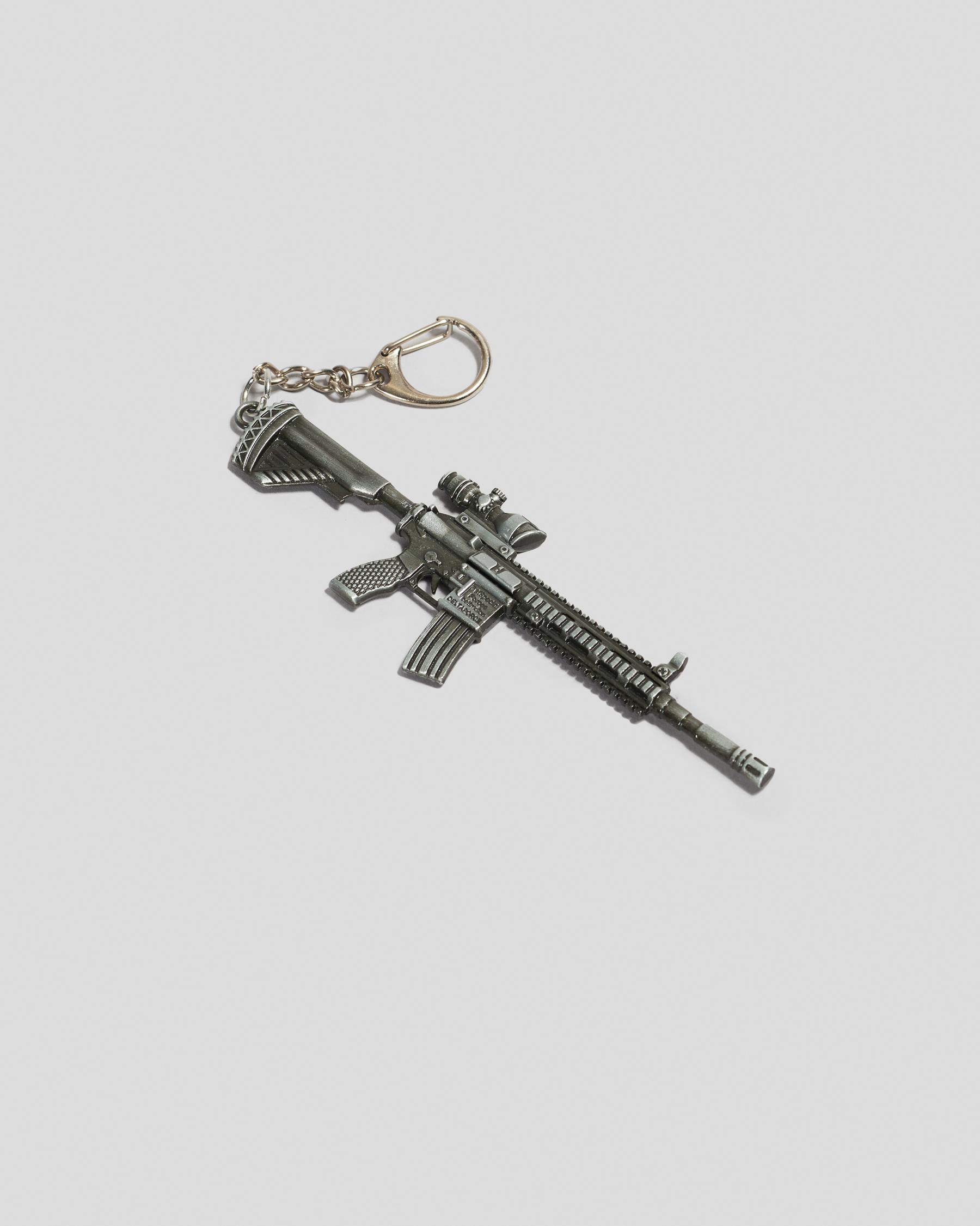 Miscellaneous Delta Force Gun Keyring In Silver - FREE* Shipping & Easy ...