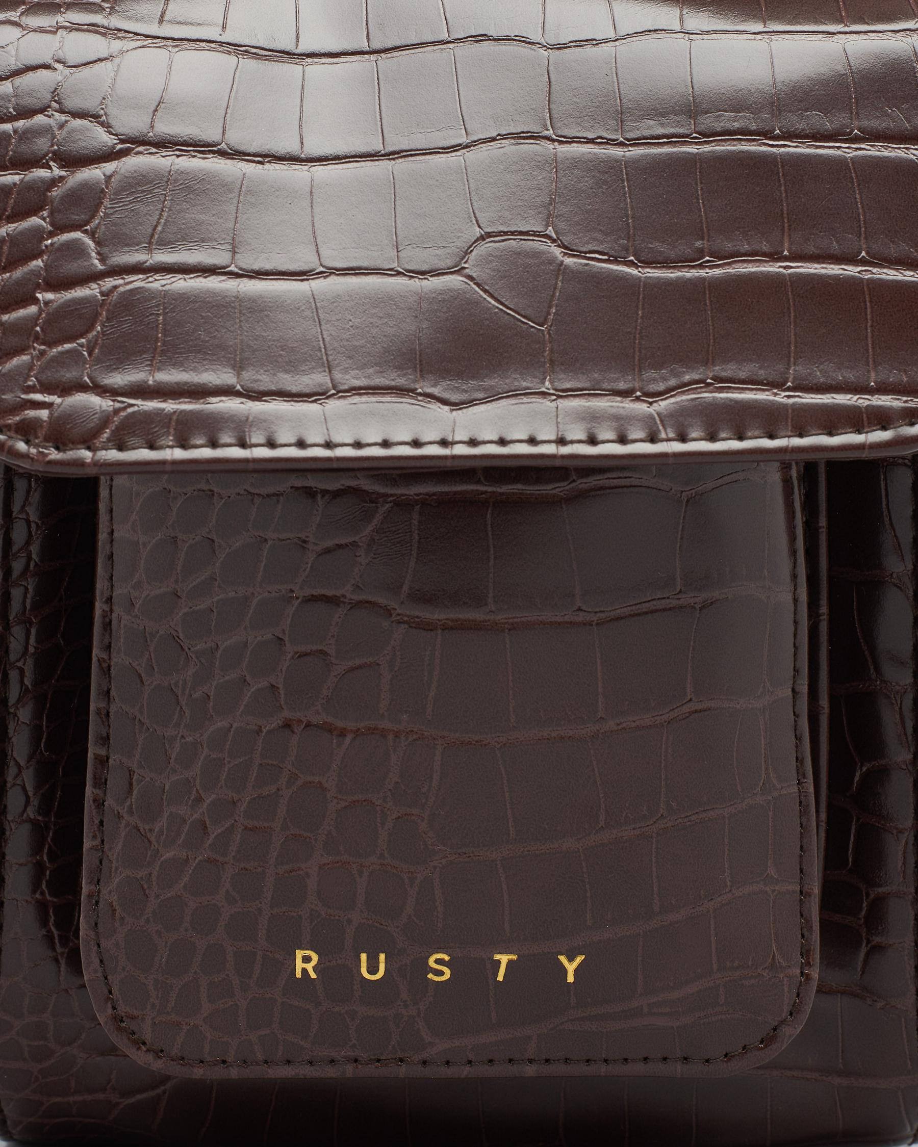 Shop Rusty Danielle Side Bag In Chocolate - Fast Shipping & Easy ...