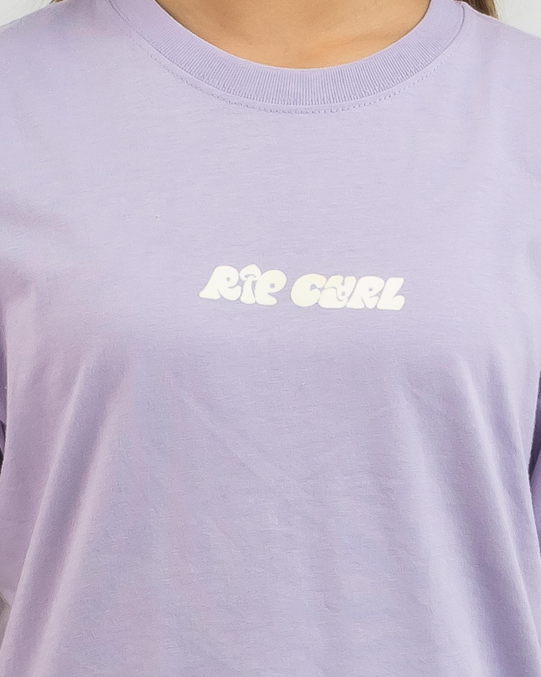 Rip Curl Girls' Sonic Bloom Art T-Shirt In Lilac - FREE* Shipping ...