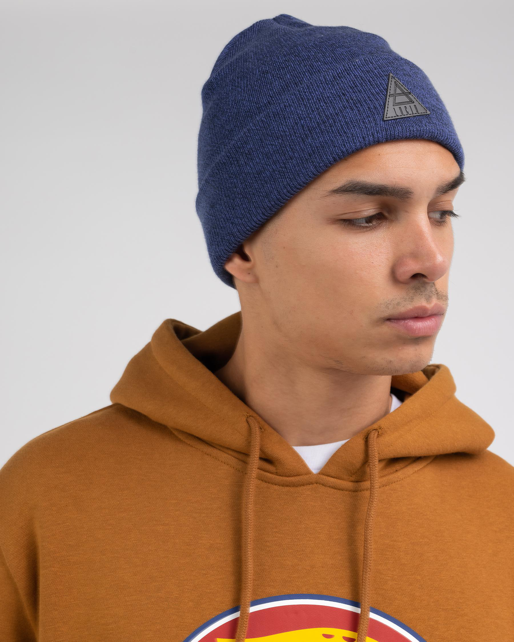 Shop Lucid Triangular Beanie In Blue - Fast Shipping & Easy Returns ...