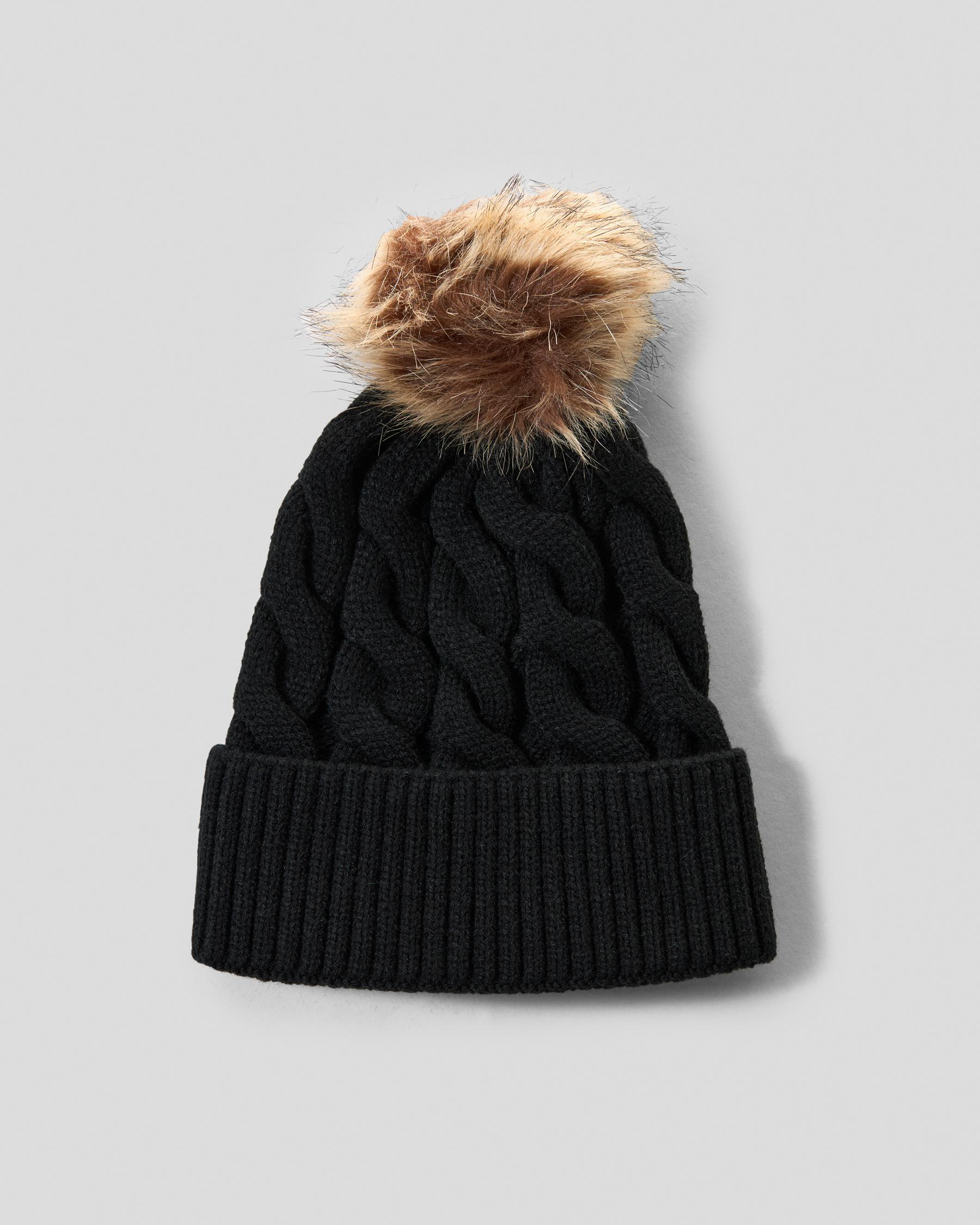 Shop Mooloola Miller Beanie In Black - Fast Shipping & Easy Returns ...