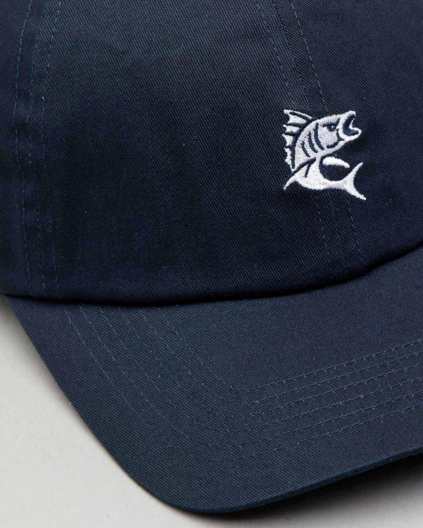 Shop Salty Life Barra Snapback Cap In Navy/white - Fast Shipping & Easy ...