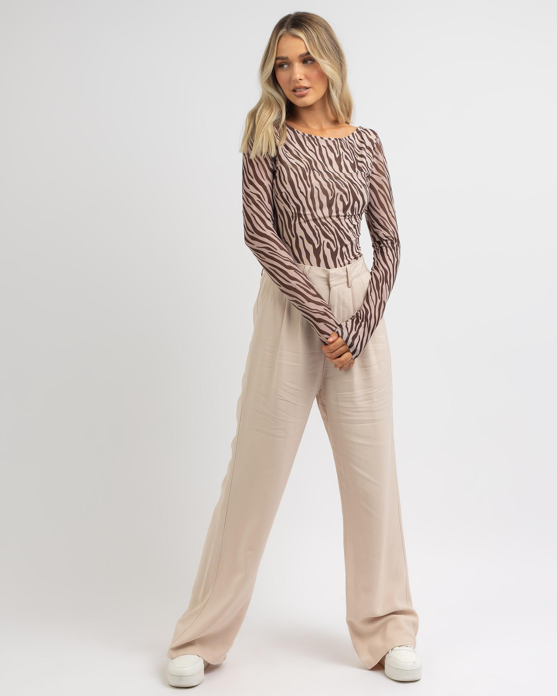 Shop Angel Biba Reow Bodysuit In Chocolate - Fast Shipping & Easy ...