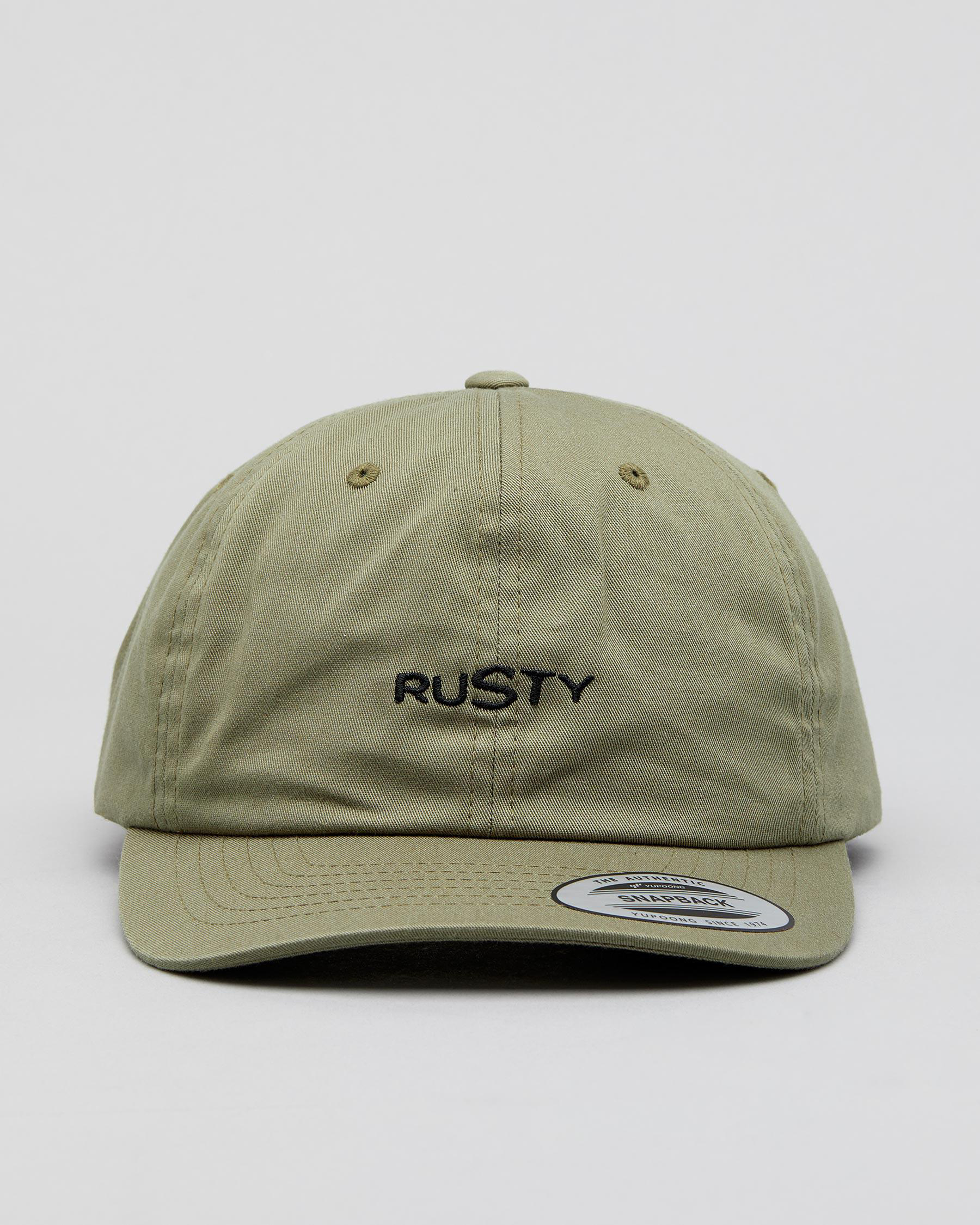 Shop Rusty Bad Influence Cap In Faded Olive - Fast Shipping & Easy ...