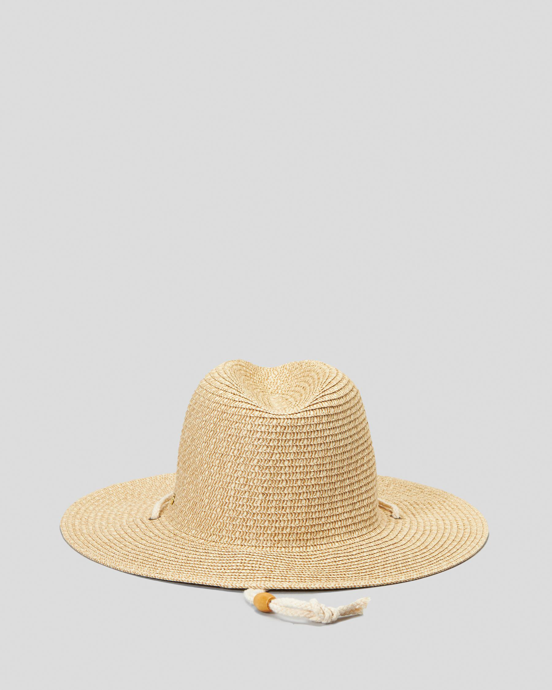 Shop Rusty Freedom Panama Hat In Natural/caramel - Fast Shipping & Easy ...