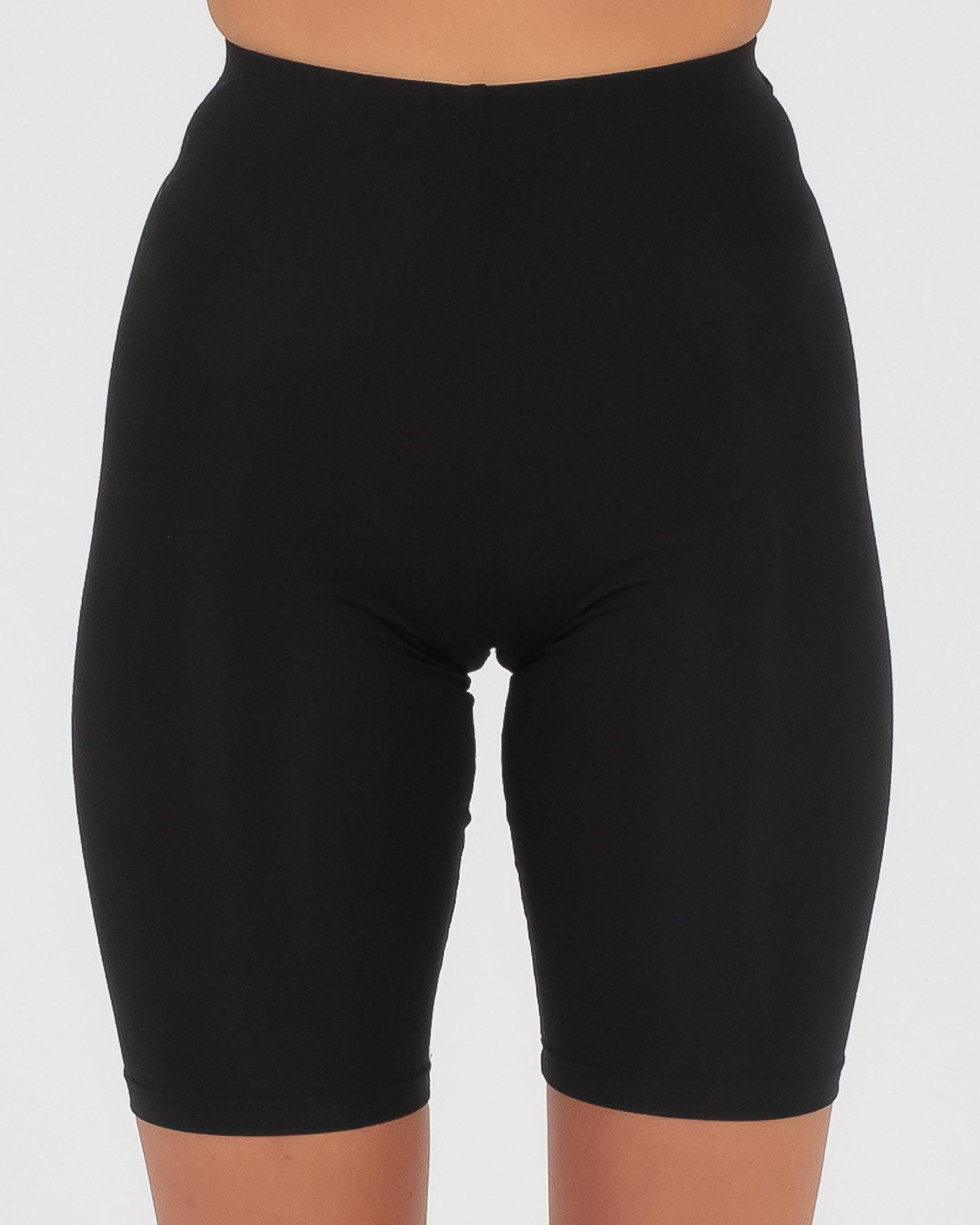 Shop Ava And Ever Aston Bike Shorts In Black - Fast Shipping & Easy ...