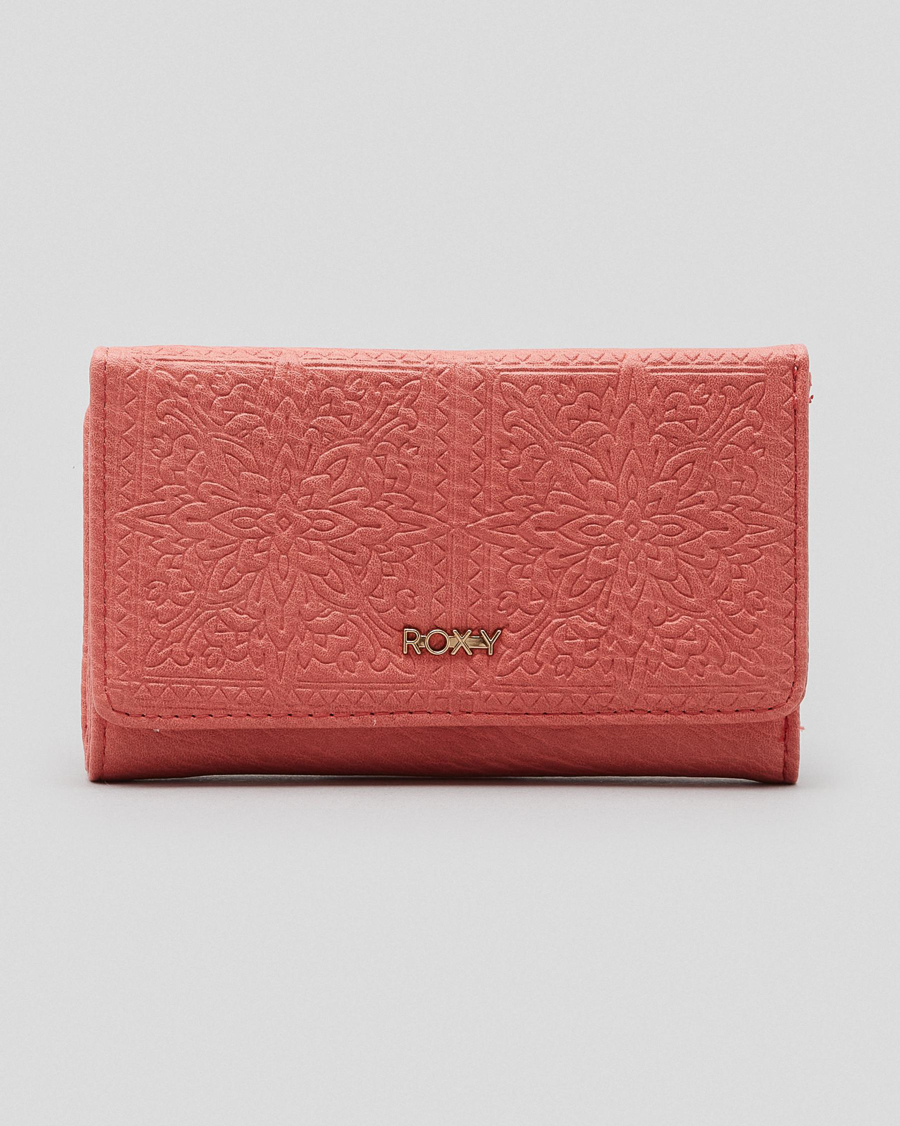 Shop Roxy Crazy Diamond Wallet In Shell Pink - Fast Shipping & Easy ...