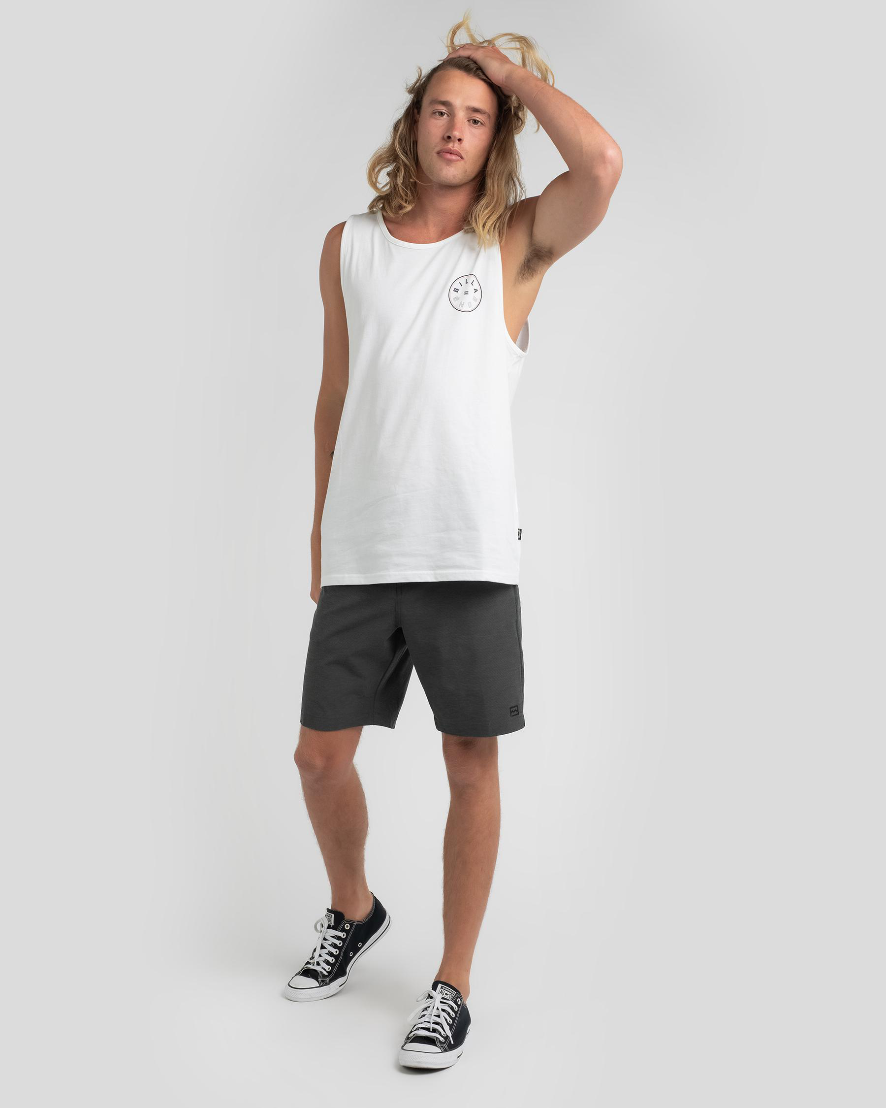 Shop Billabong Rotor Tank In White - Fast Shipping & Easy Returns ...