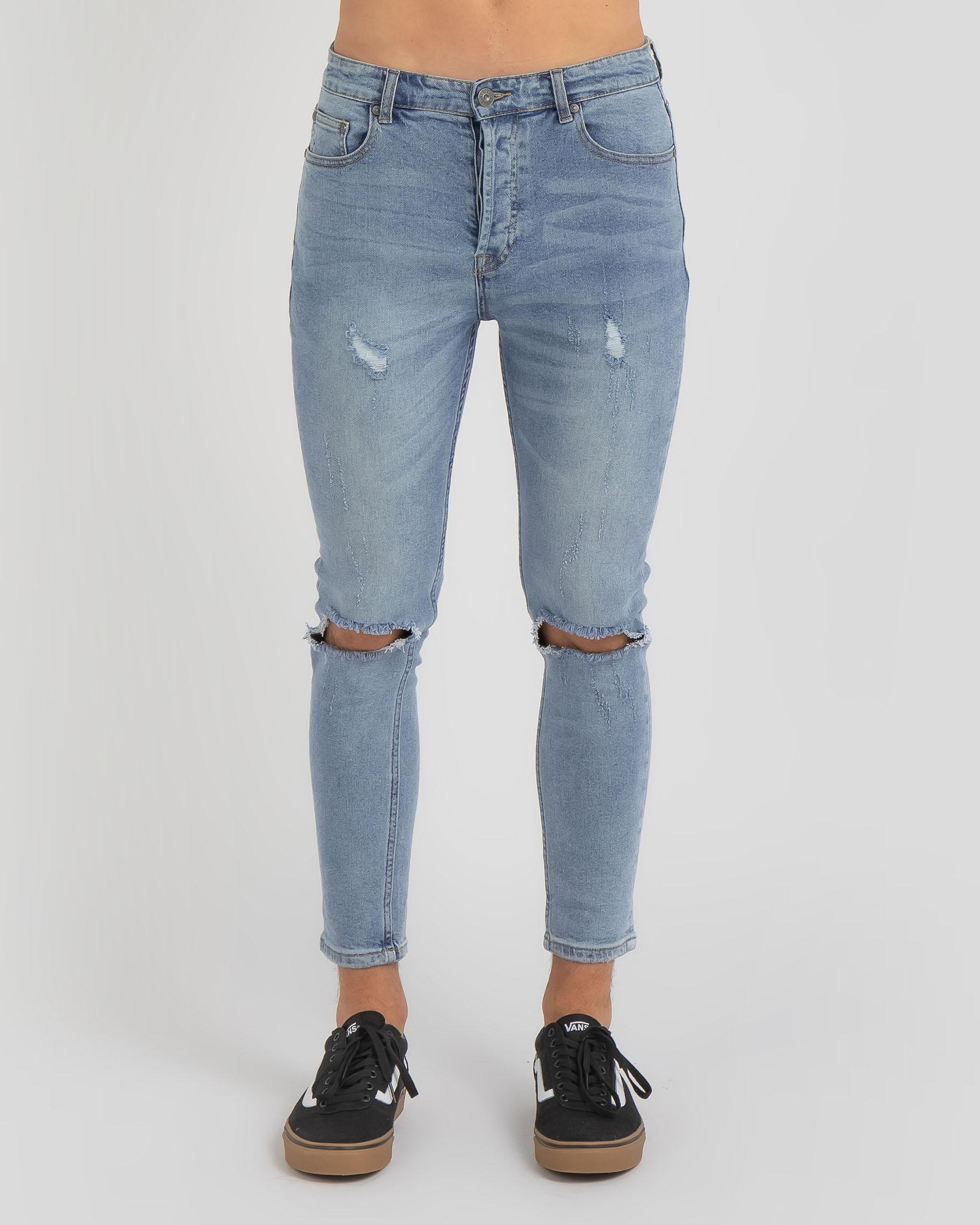 Shop Lucid Operator Jeans In Light Blue - Fast Shipping & Easy Returns ...