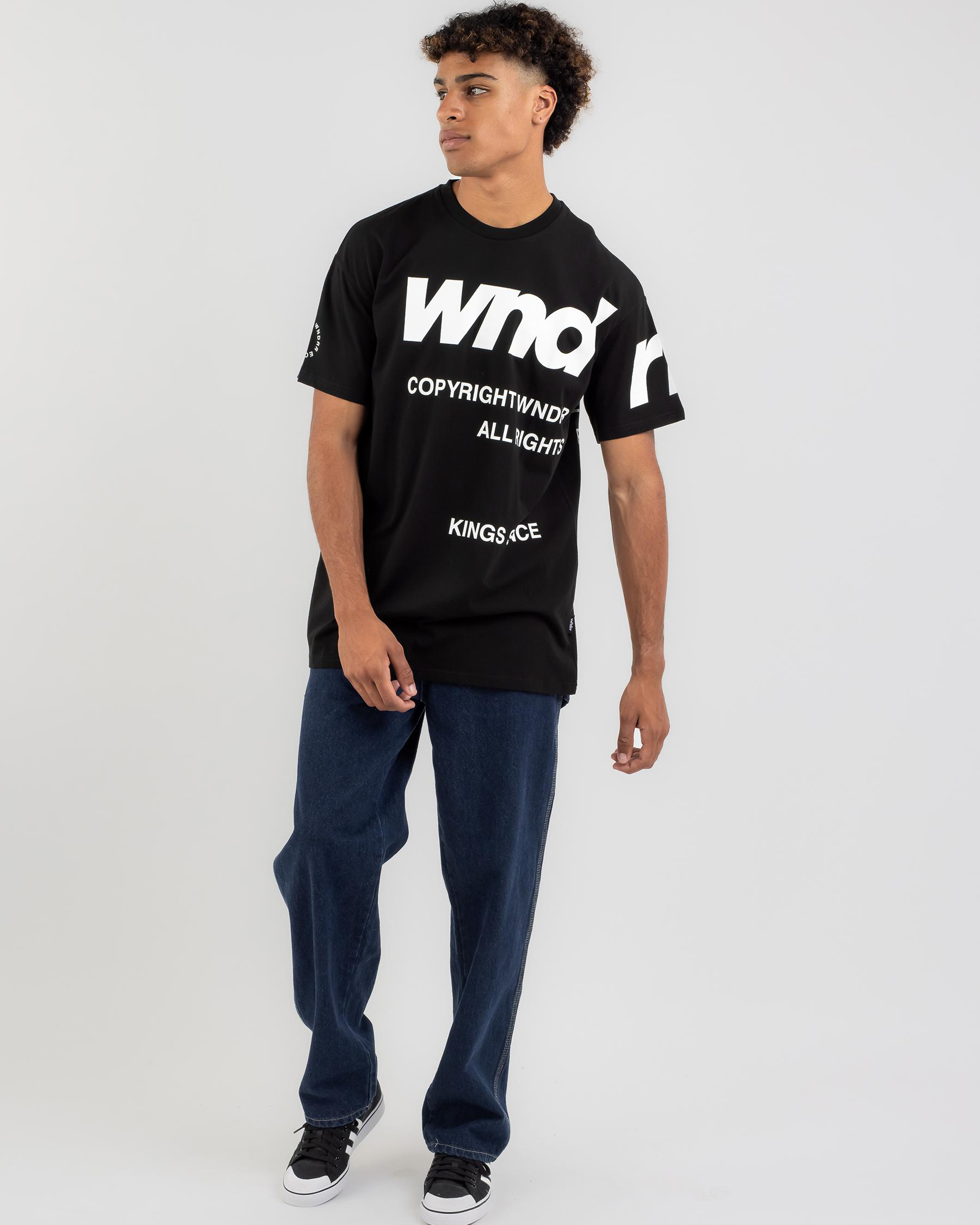 Shop Wndrr Cut Off T-Shirt In Black - Fast Shipping & Easy Returns ...
