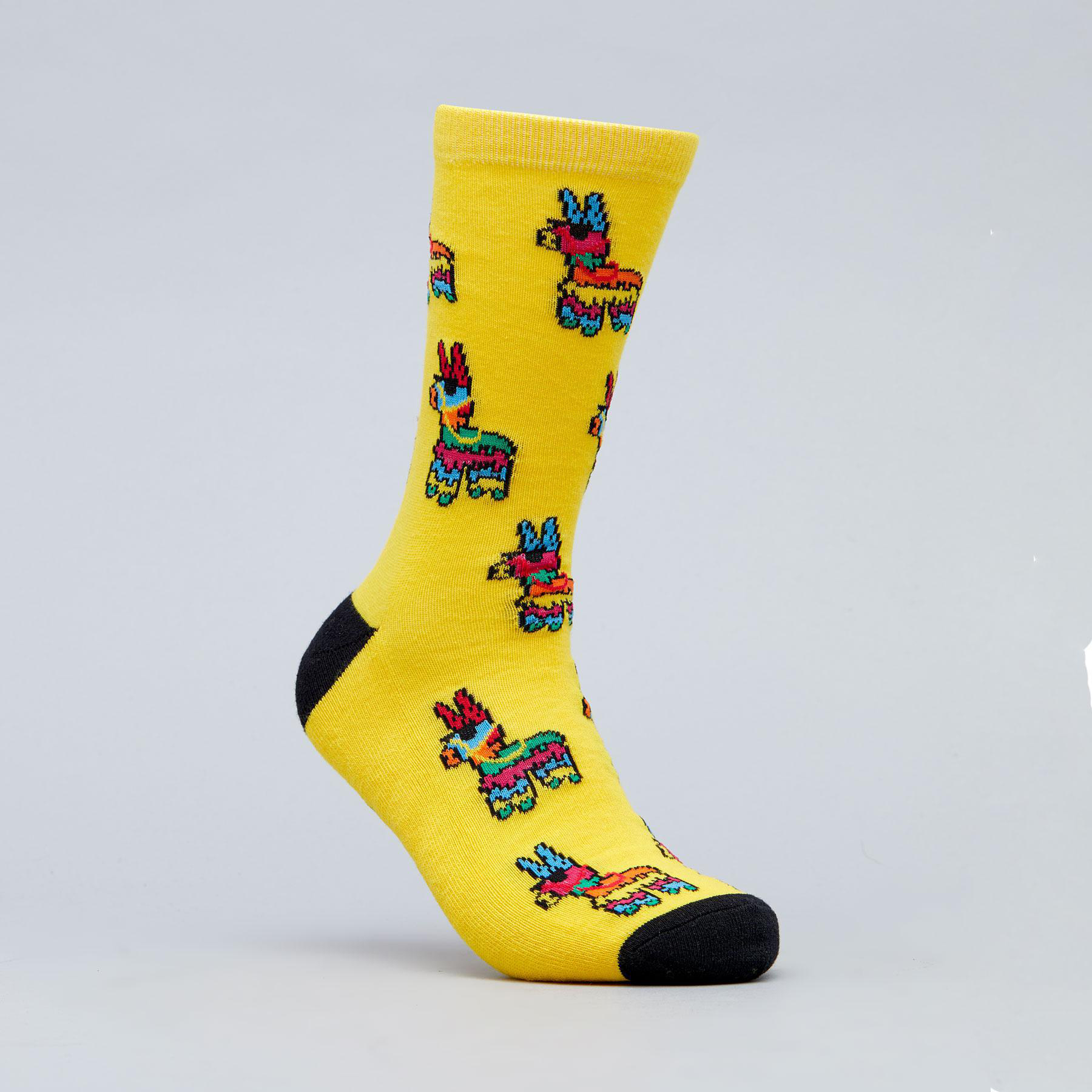 Shop Lucid Pinata Socks In Yellow - Fast Shipping & Easy Returns - City ...